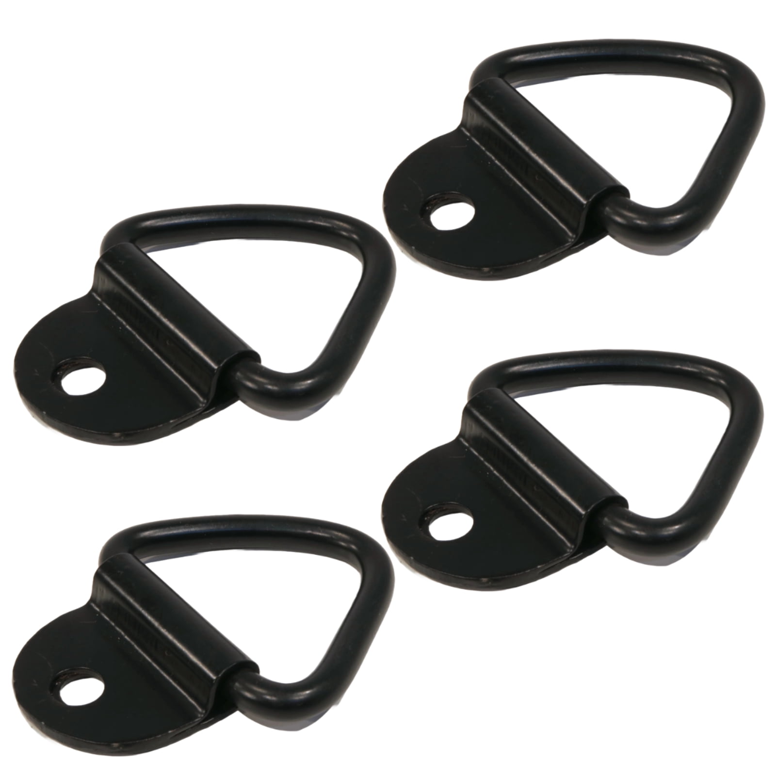 The ROP Shop | (4) 1/4" Steel D Ring Rope Tie Down Surface Mount Truck ...