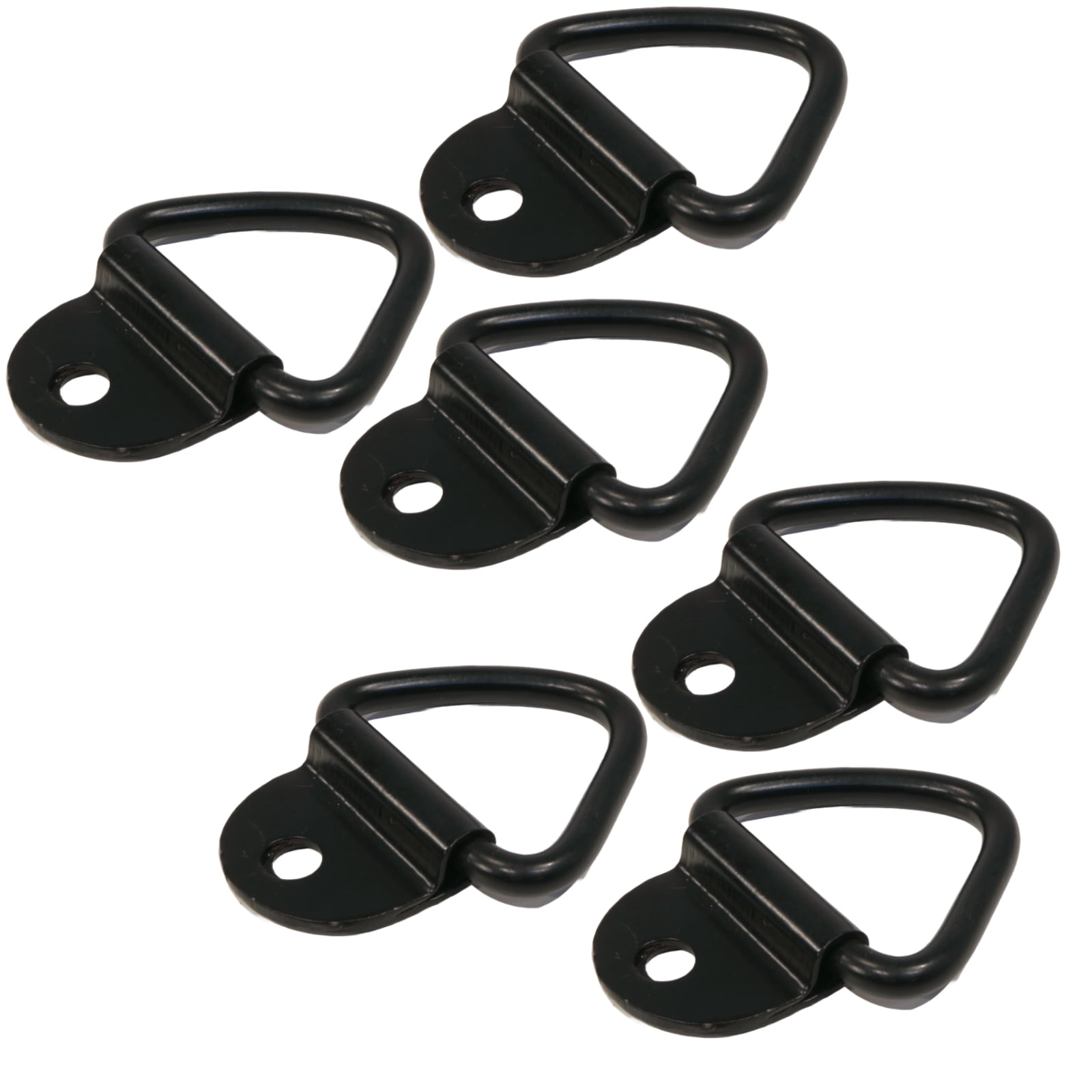 The ROP Shop (6) 1/4" Steel D Ring Rope Tie Down Surface Mount Truck ...