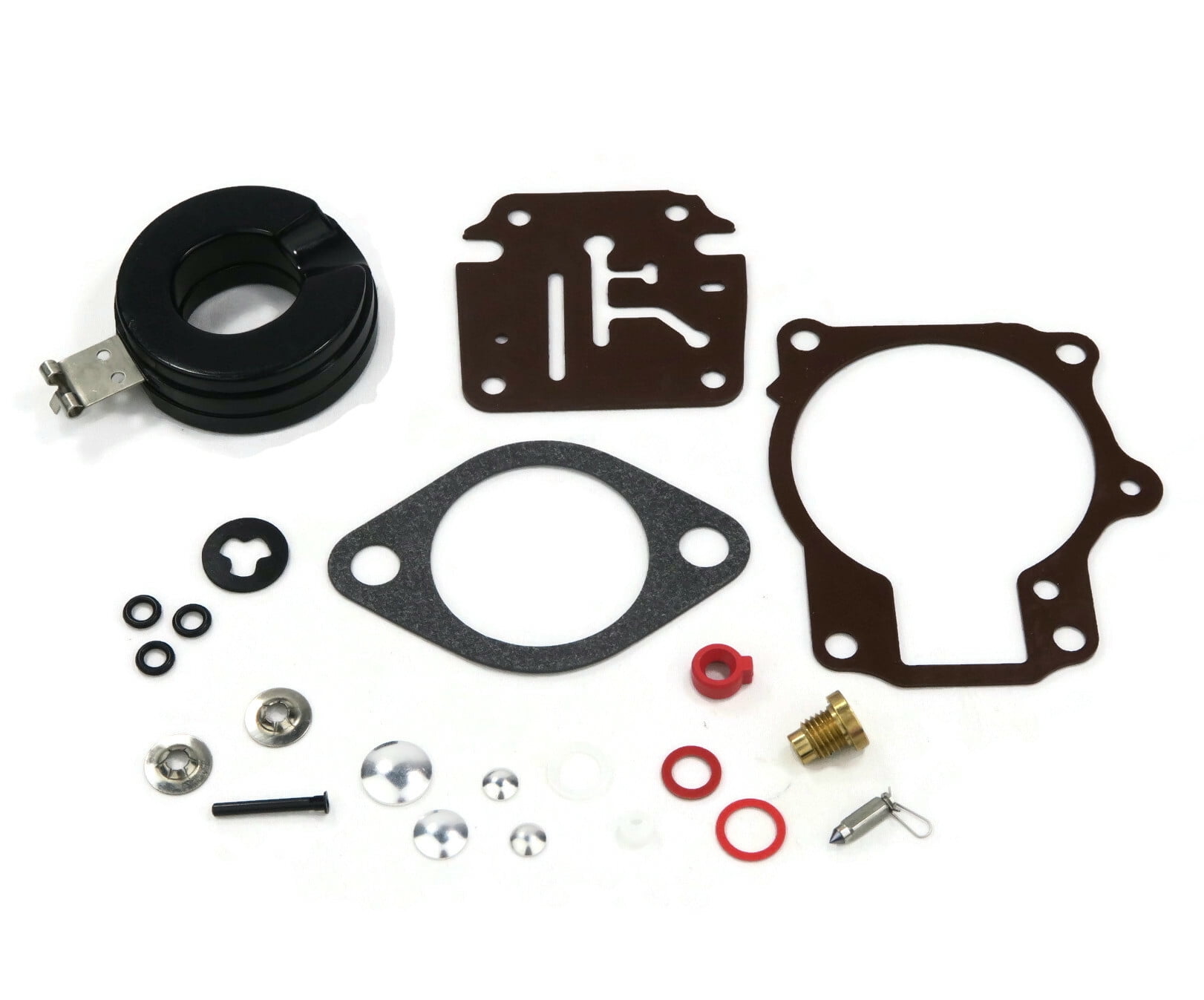The ROP Shop Carburetor Repair Kit for 1985 Evinrude 25HP E25TELCOS ...