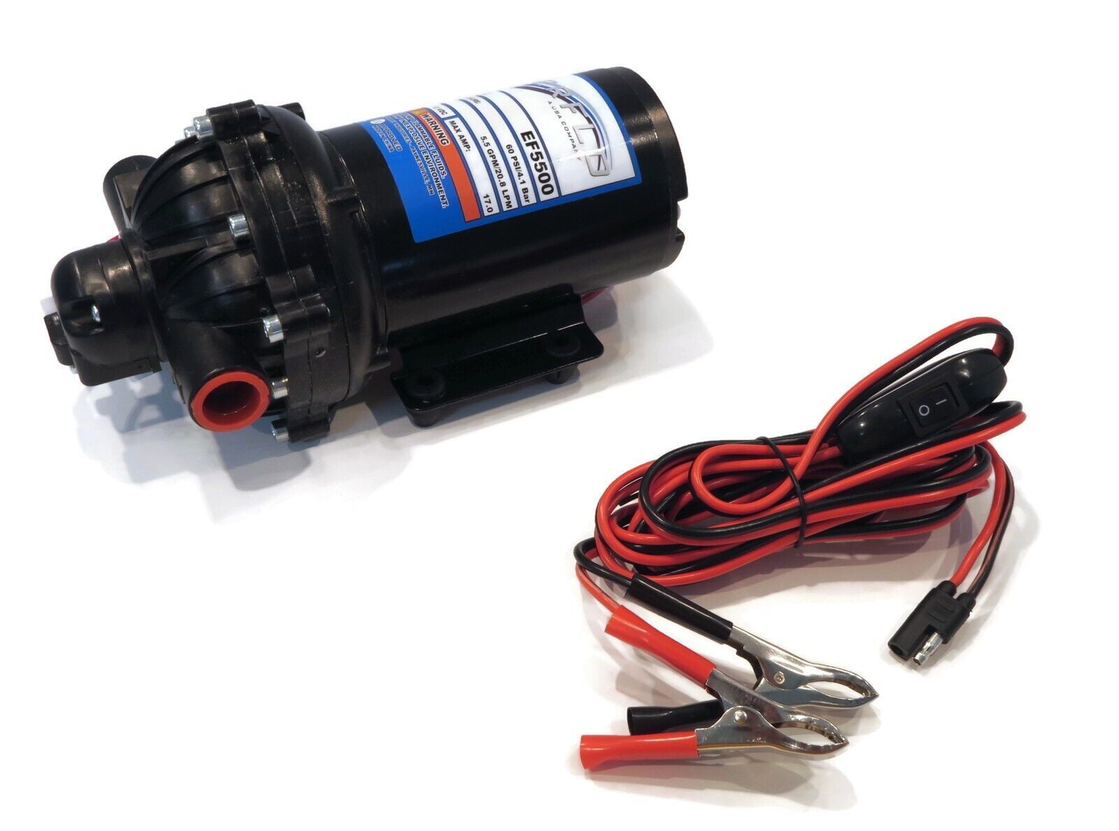 The ROP Shop | Diaphragm Pump w/NPT Ports & Wiring Harness for Everflo ...