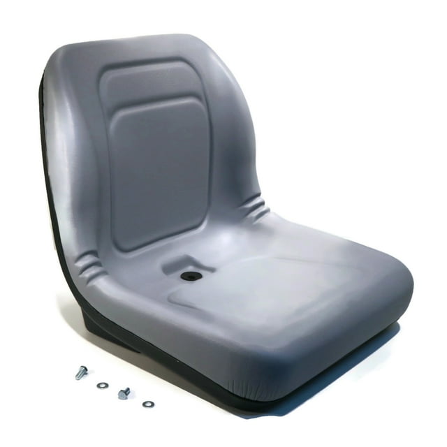 The ROP Shop | Gray High Back Seat fits John Deere Utility Tractors 4600, 4610, 4700, 4710 ...