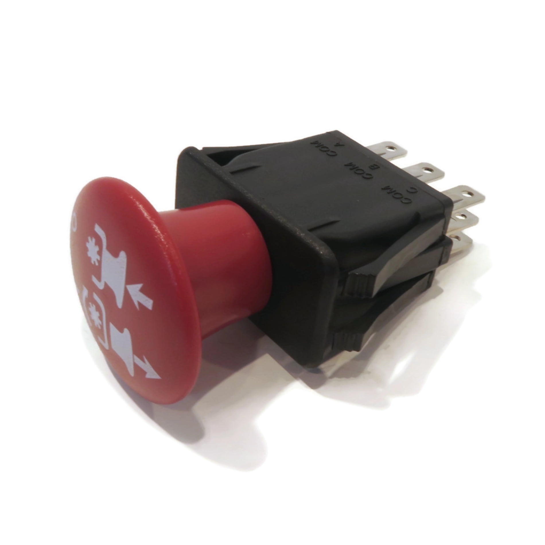 The ROP Shop PTO Switch for Delta 6201-303, 6201303, 6204-303, Red Knob ...