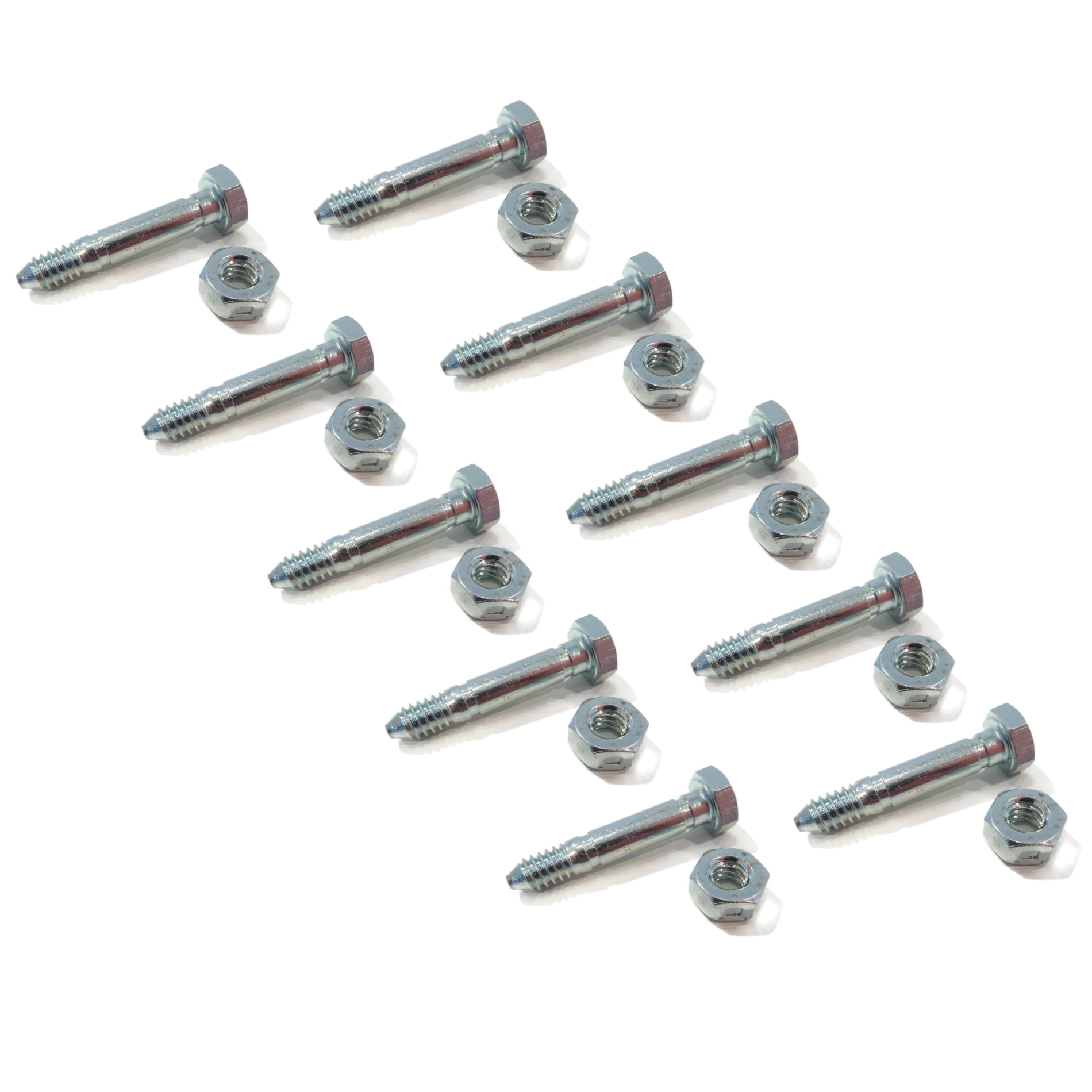 The ROP Shop (Pack of 10) Shear Pin Bolt & Nut for Ariens - Gravely ...
