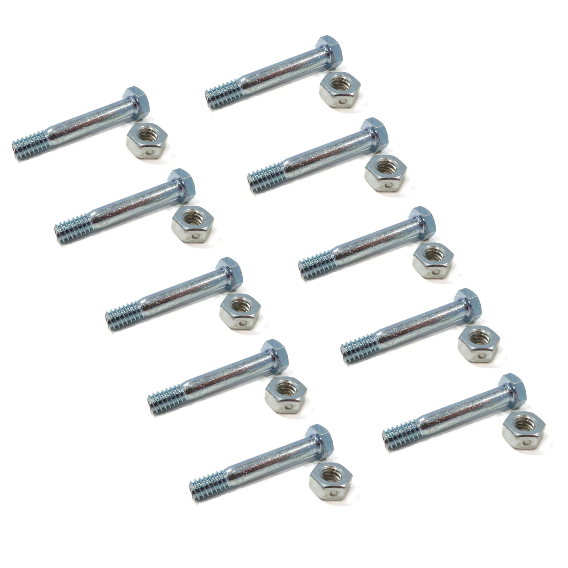 The ROP Shop (Pack of 10) Shear Pin Bolt & Nut for John Deere ...