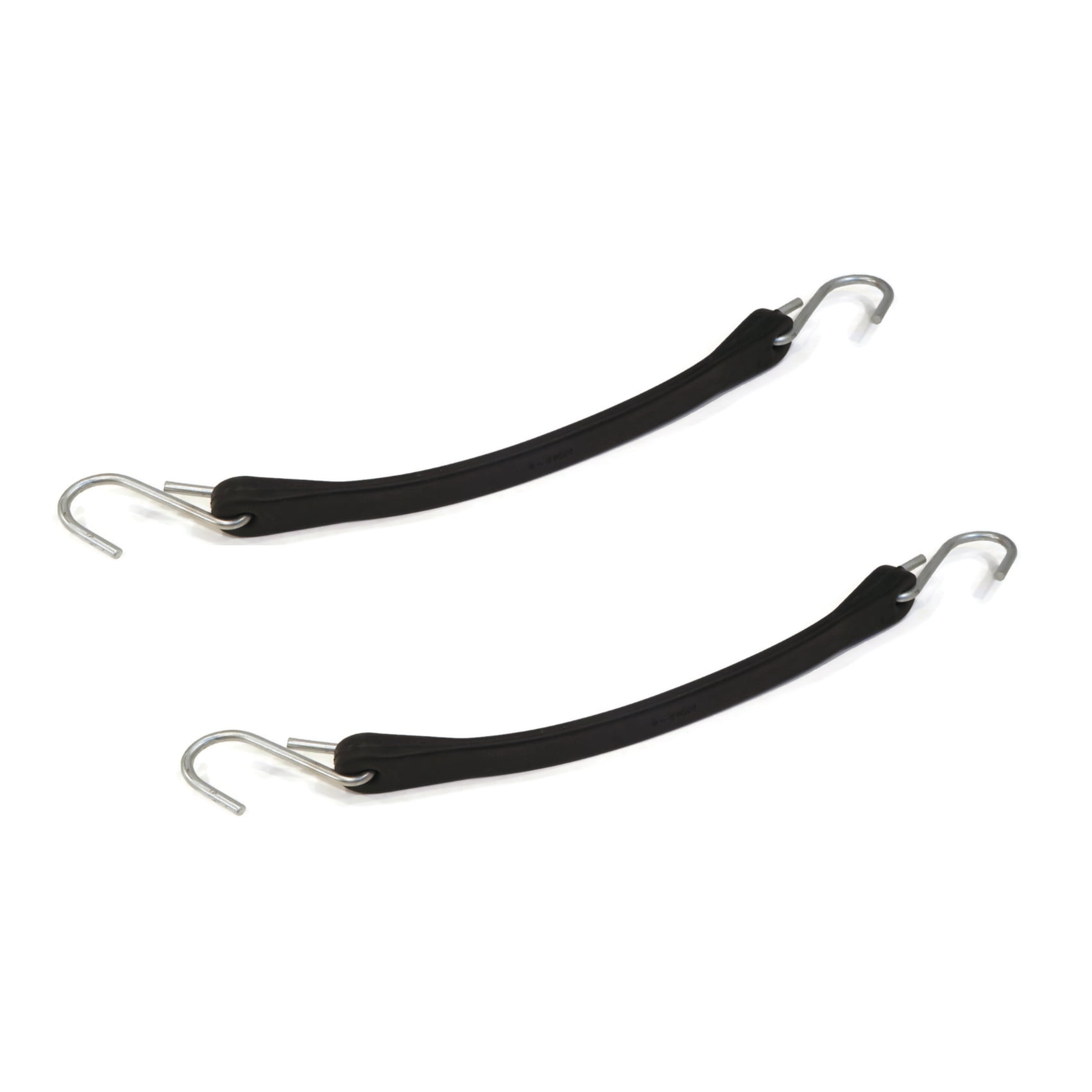 The ROP Shop | (Pack of 2) 9" Black Rubber Tarp Straps Adjustable Tie ...
