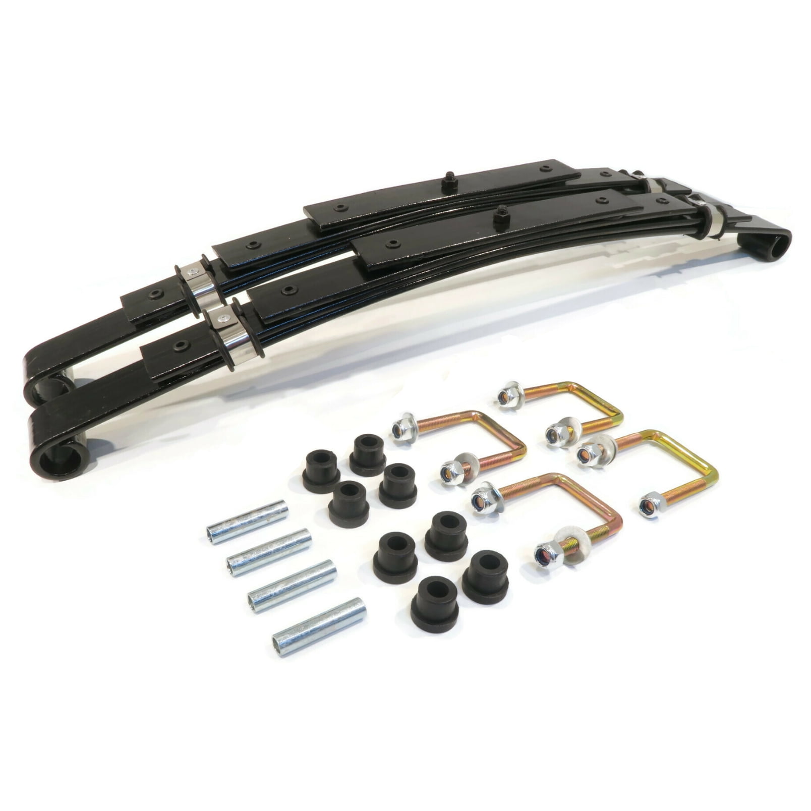The ROP Shop | (Pack of 2) Rear 4-Leaf Spring Kits with U-Bolts ...