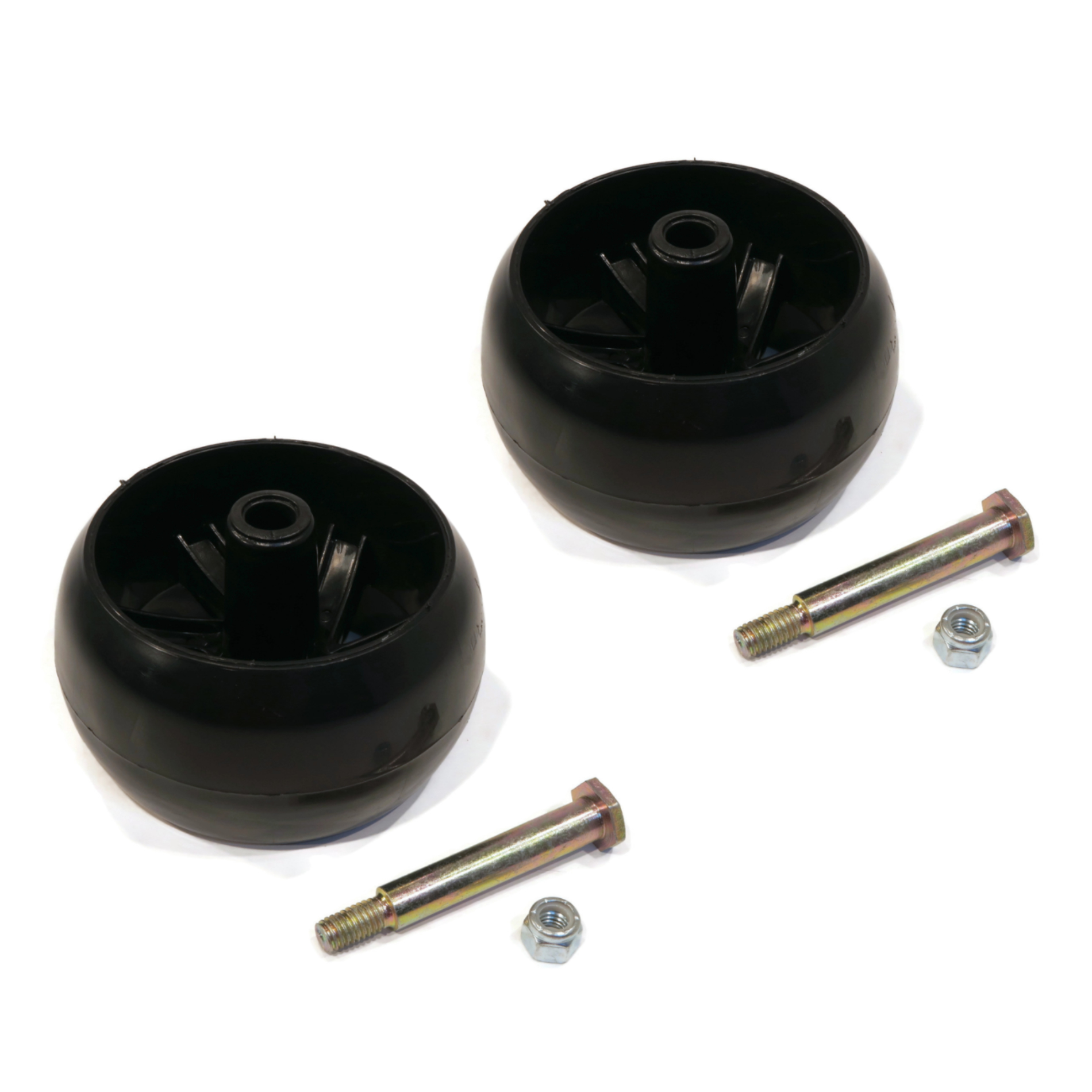 The ROP Shop (Pack of 2) Smooth Deck Wheel with Bolt & Nut for Oregon ...
