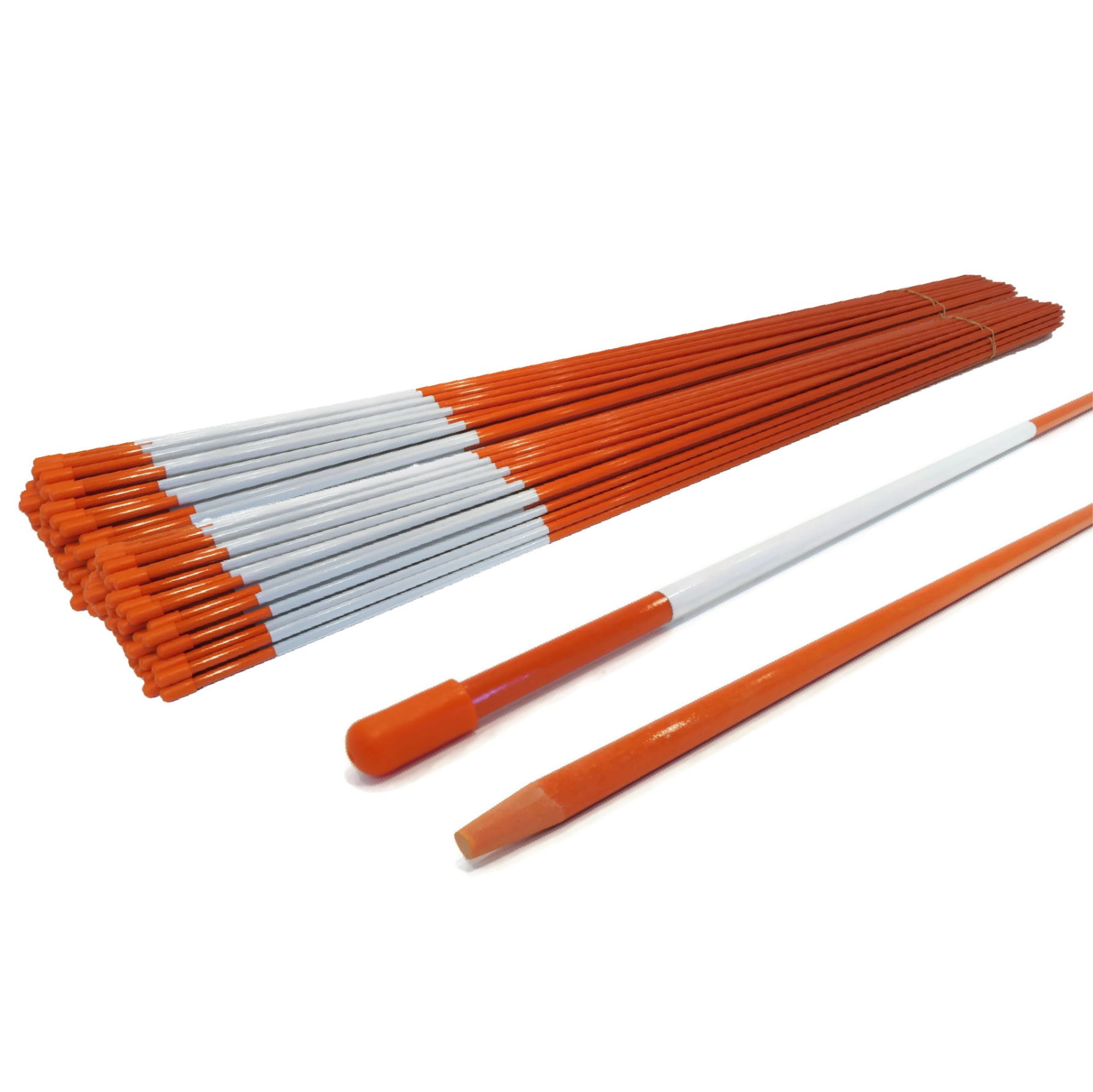 The ROP Shop | (Pack of 500 1/4" Orange Snow Poles with Reflector ...