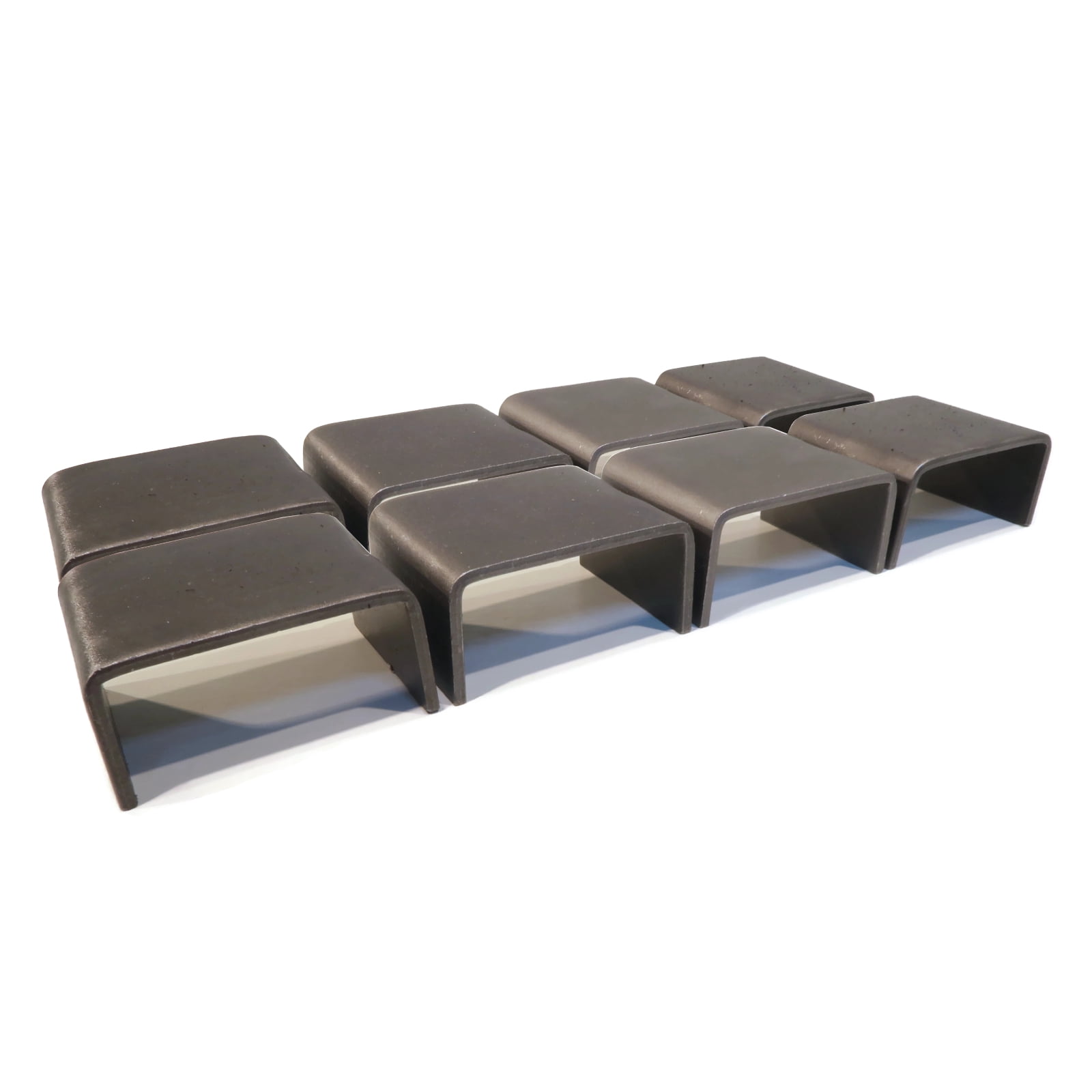 The ROP Shop Pack of 8 - 2x4 Steel Weld-On Stake Pocket Brackets for ...