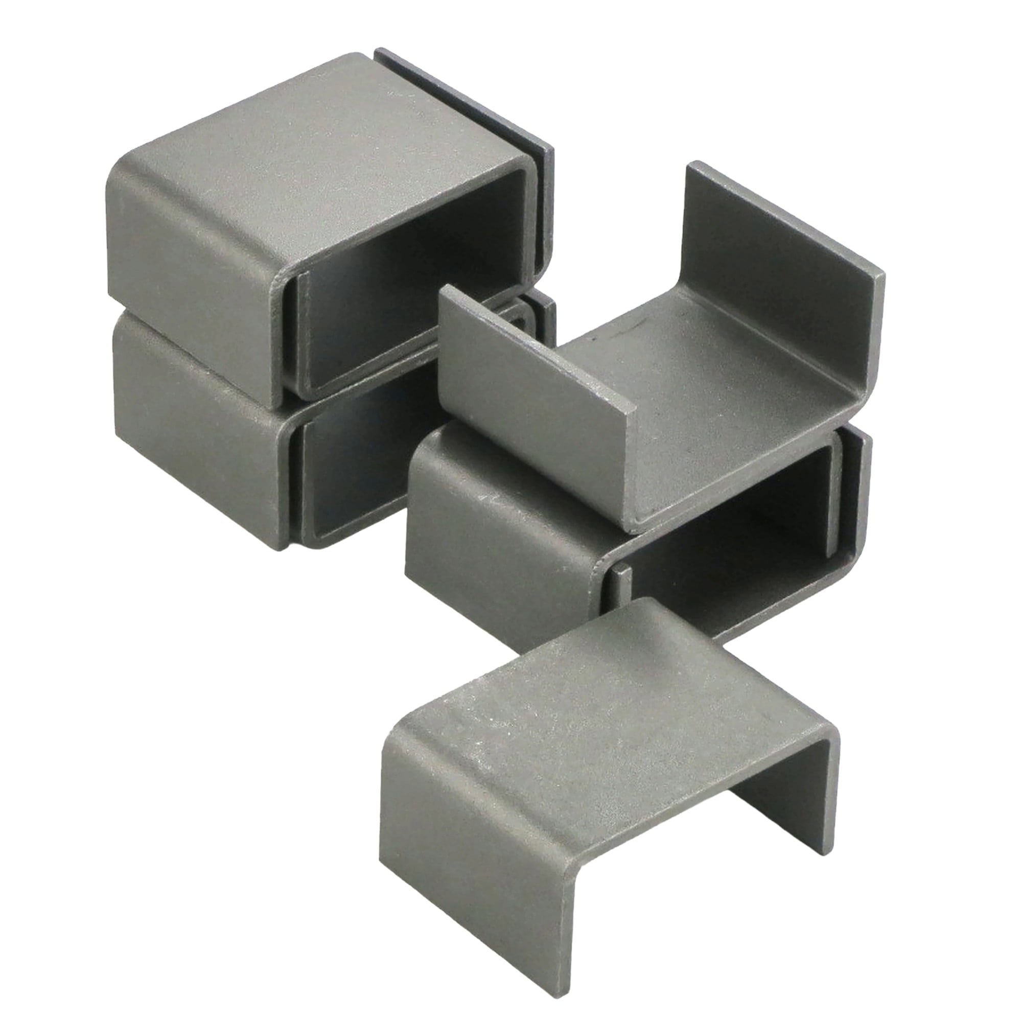 The ROP Shop Pack of 8 - 2x4 Steel Weld-On Stake Pocket Brackets for ...