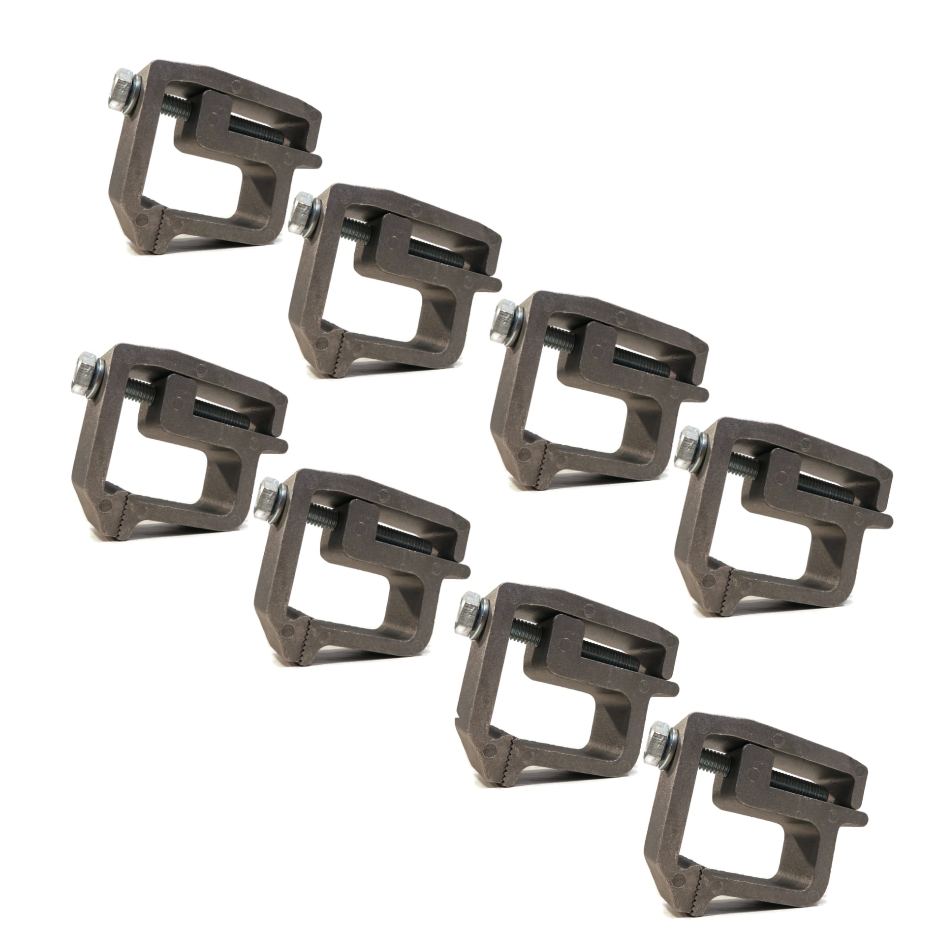 The ROP Shop (Pack of 8) Aluminum Truck Cap Mounting Clamps for No ...