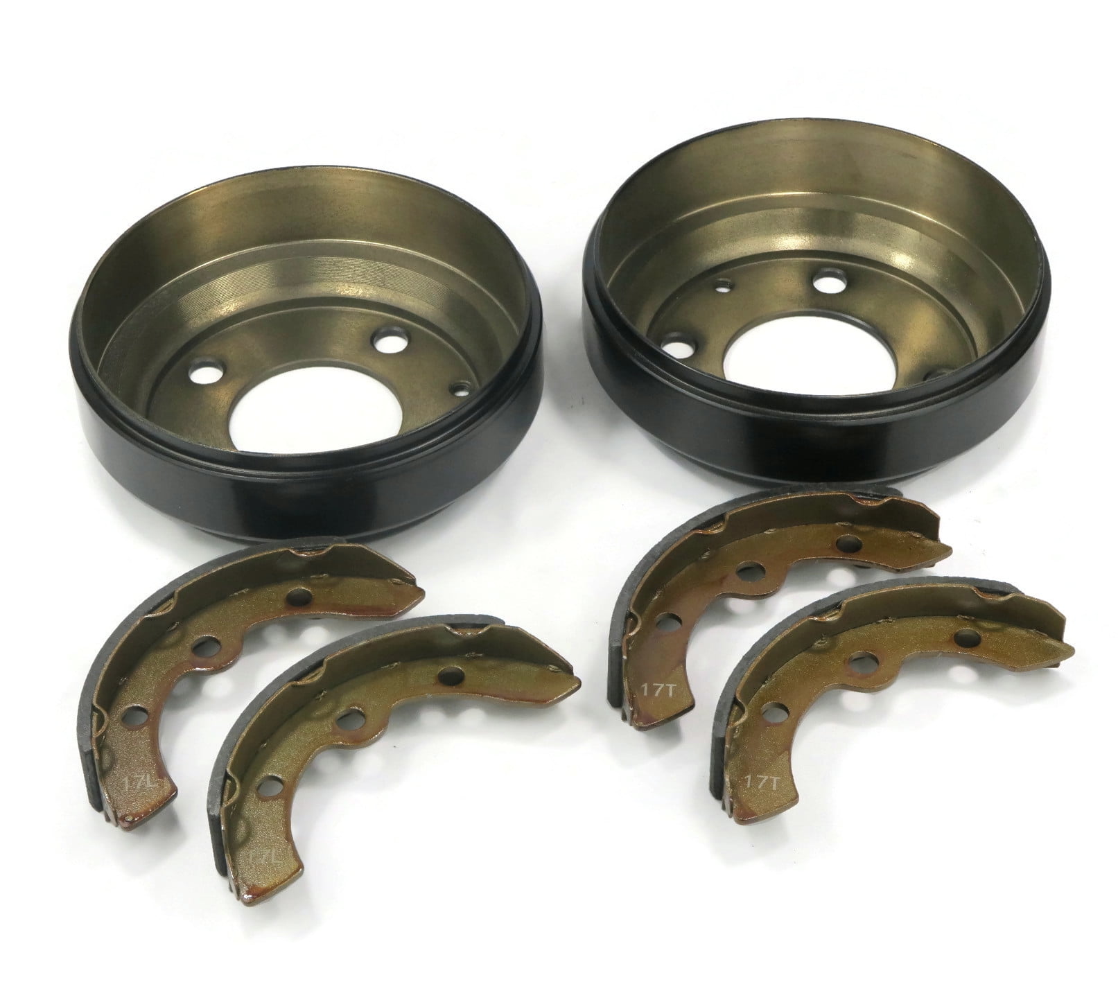 The ROP Shop Rear Brake Drums and Shoes Kit for 1986.5-1995 E-Z-GO ...