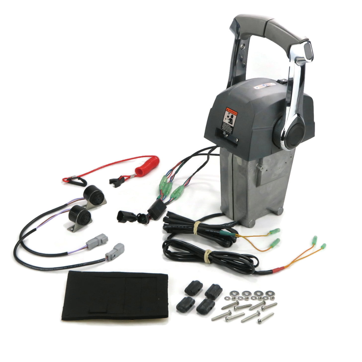 The ROP Shop Remote Control for 2008-2012 Evinrude Outboard, Dual Lever ...