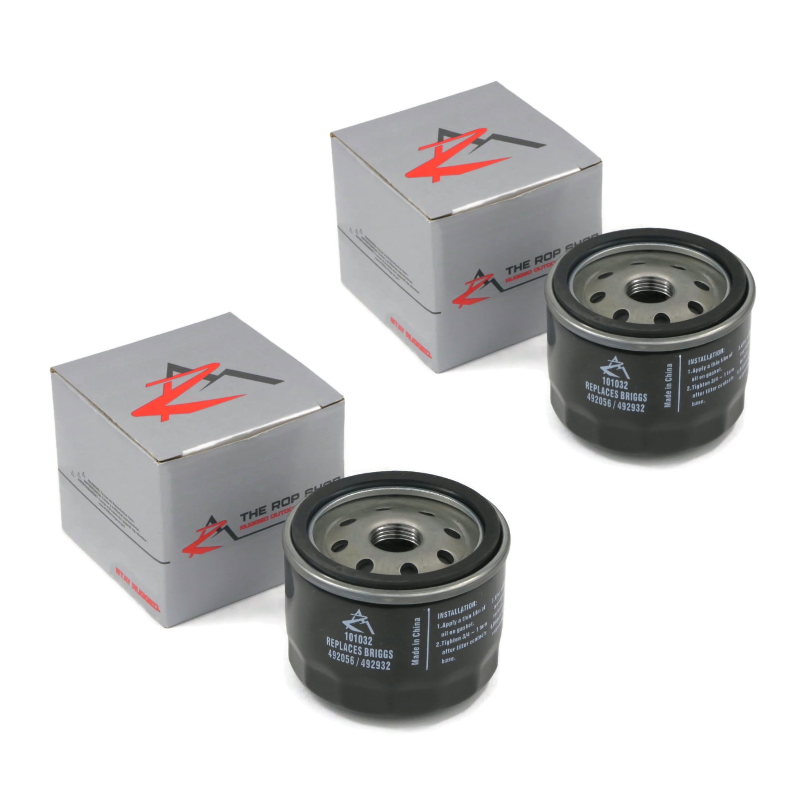 The ROP Shop Set of 2 Oil Filters for John Deere AM125424, GY20577 ...