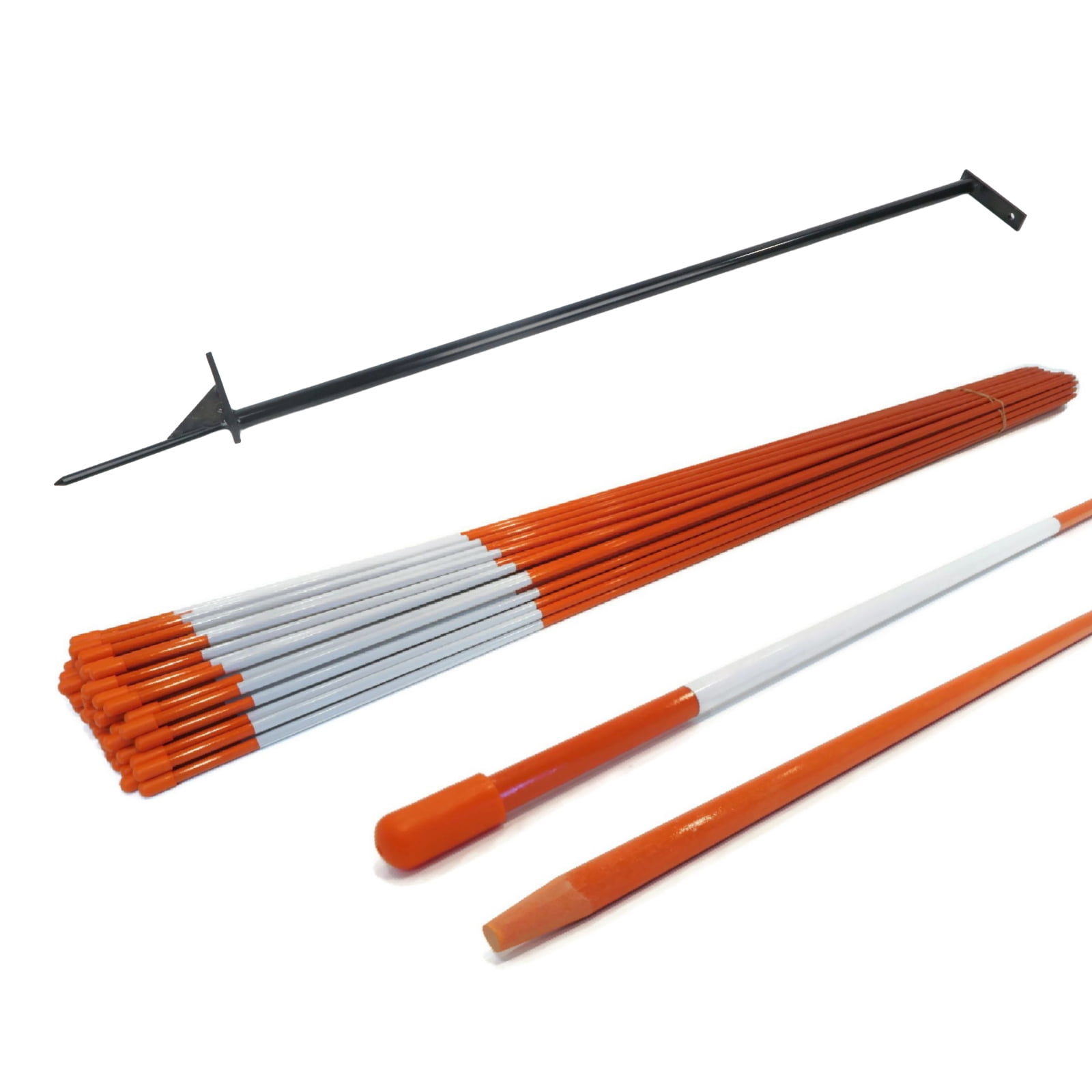 The ROP Shop Set of 25 Landscape Driveway Markers w/ Install Tool for ...