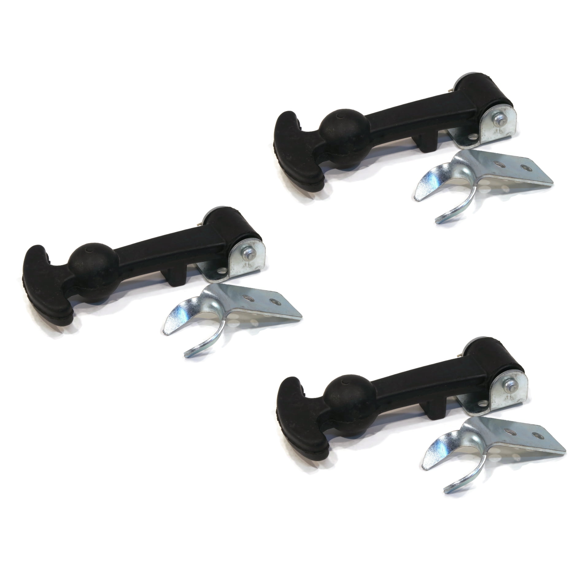 The ROP Shop Universal Rubber Hood Latch with Galvanized Steel Hardware ...