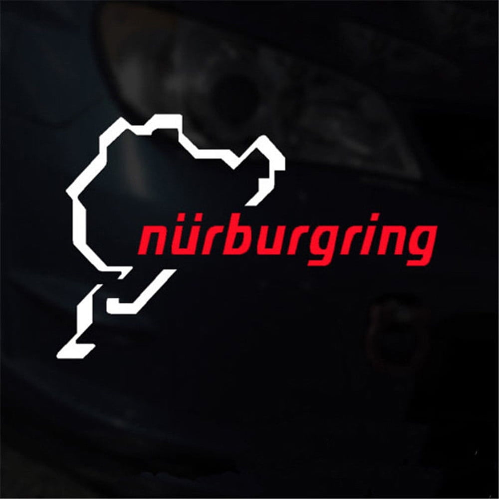 The Racing Track Nurburgring Sticker Funny Window Car Decal ILLEST Sign ...