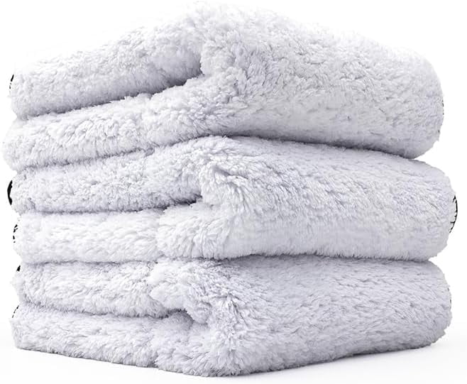 The Rag Company - Everest 1100 - 70/30 Blend, White, 1100gsm, 16 x 16 ...