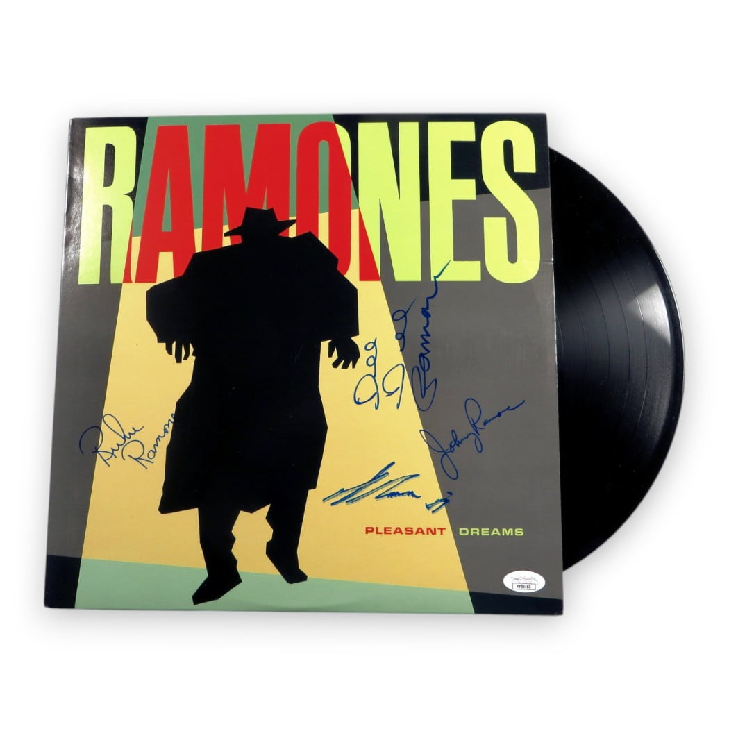 The Ramones Signed Autographed Record Album Cover Joey Johnny Dee Dee ...