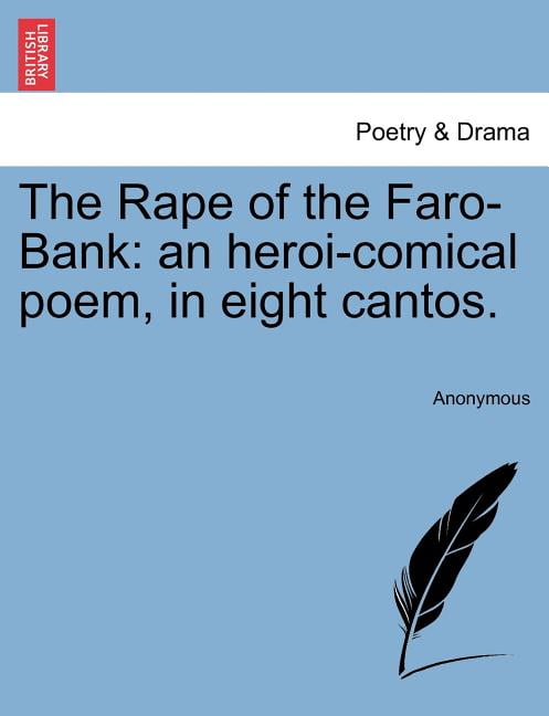 The Rape of the Faro-Bank (Paperback) - Walmart.com