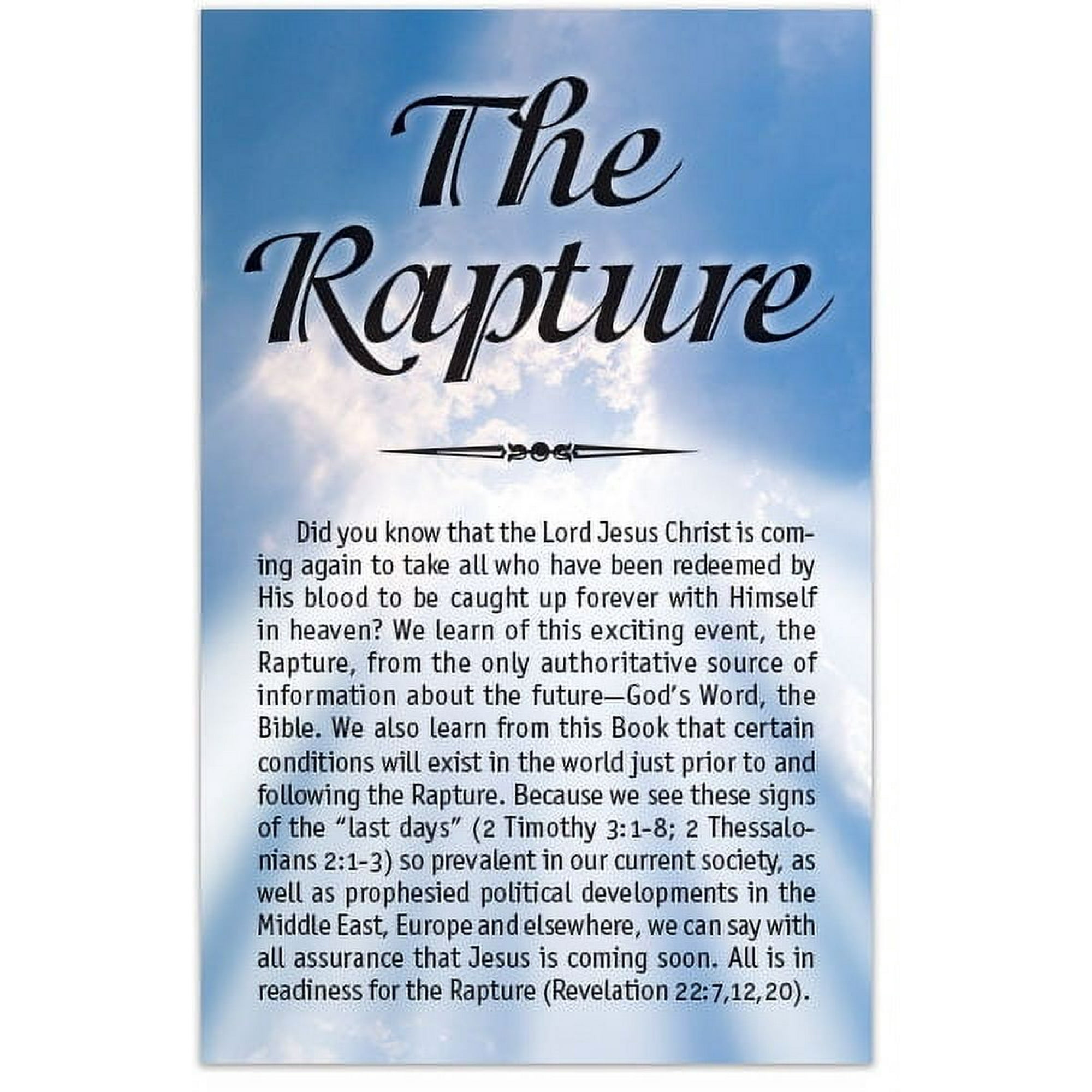 Rapture Bible