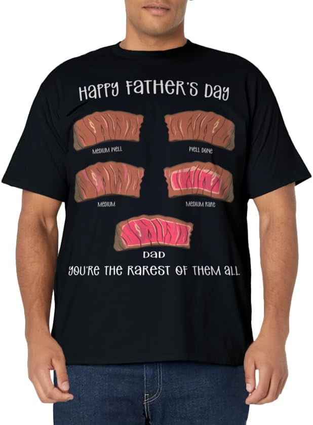 The Rarest Of Them All Fathers Day Funny Dad Papa Husband T-Shirt ...