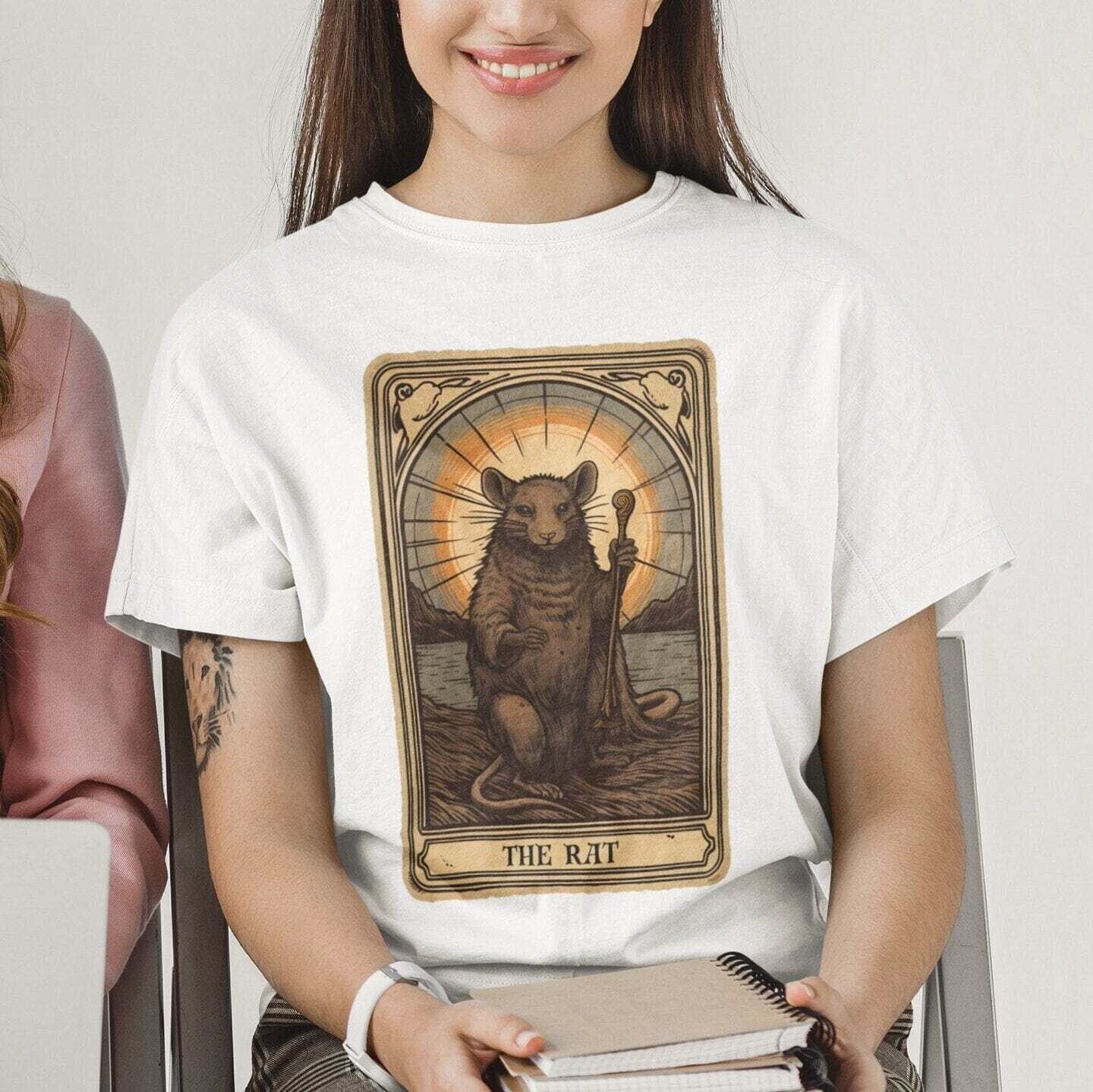 The Rat Tarot Card Shirt - Walmart.com