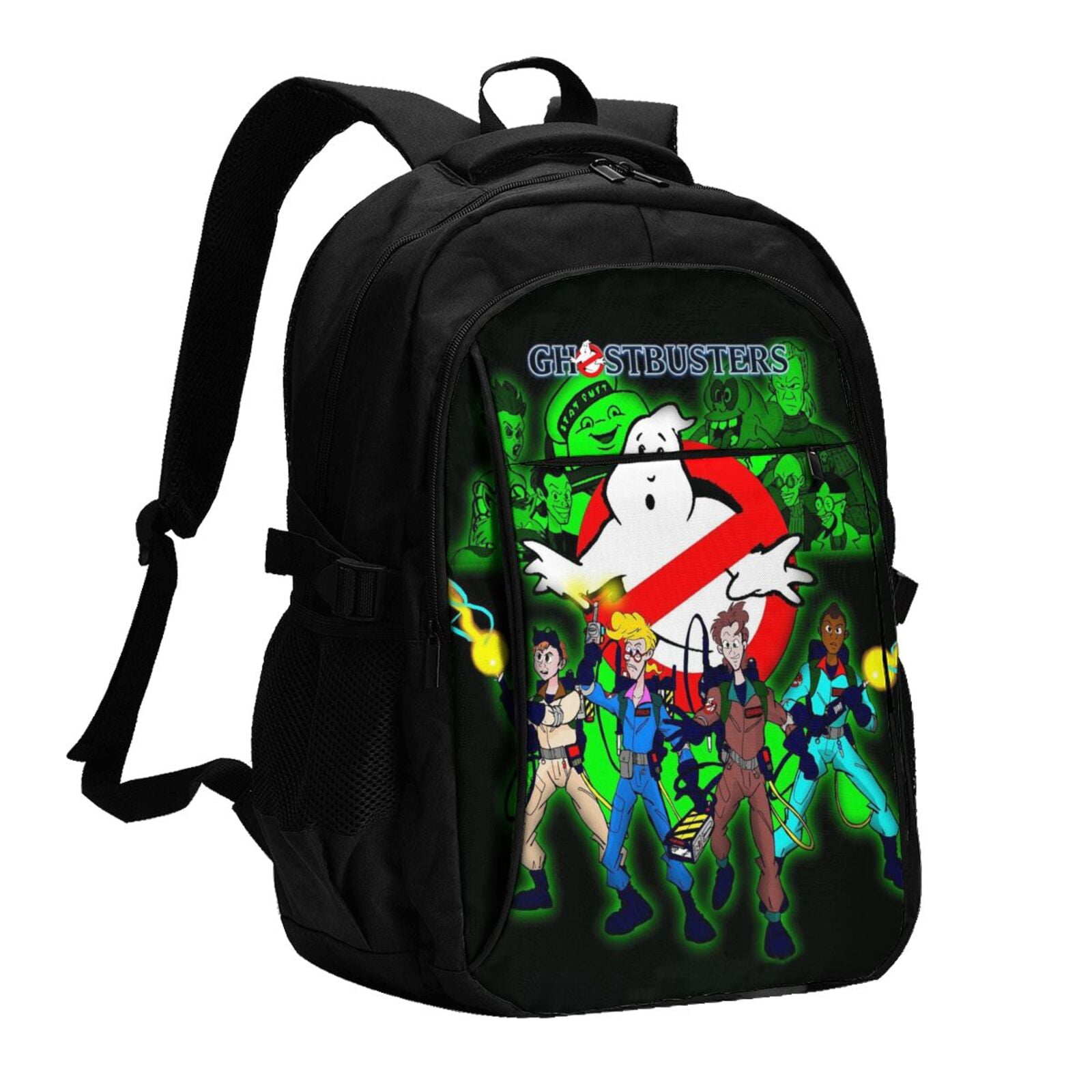 The Real Ghostbusters Large Travel Laptop Backpack with USB Charging ...
