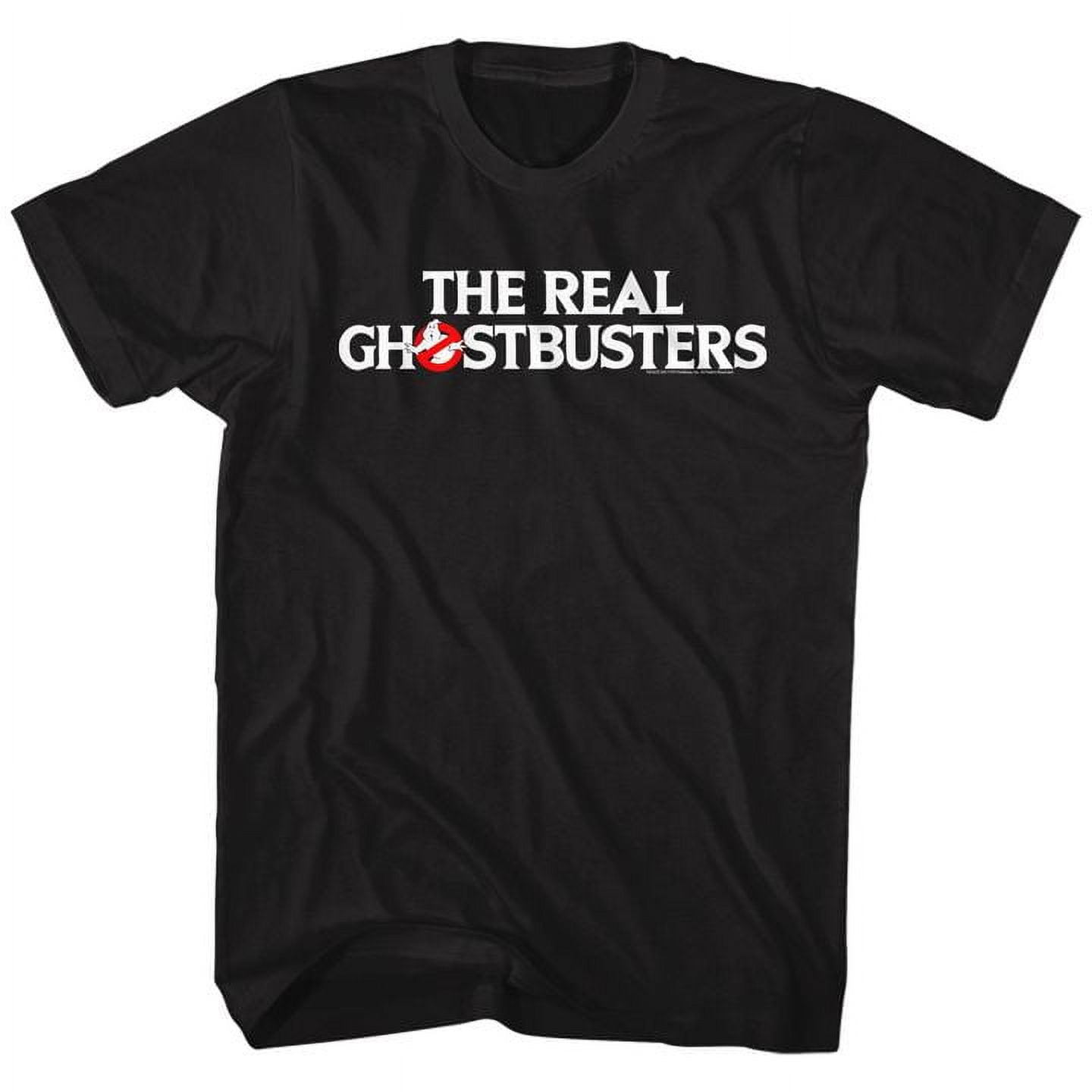 The Real Ghostbusters Logo Black Adult T-Shirt - Walmart.com