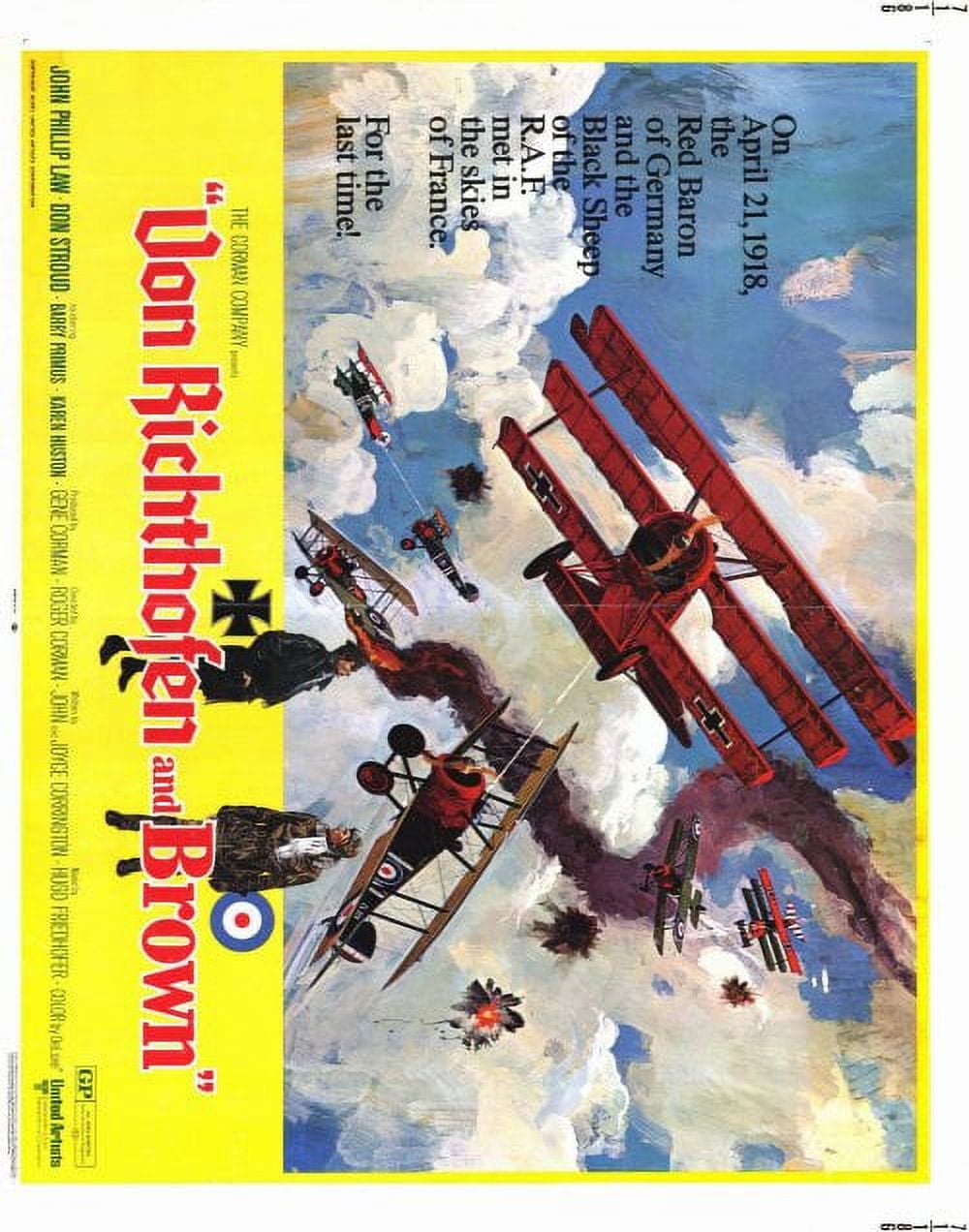 The Red Baron POSTER (22x28) (1971) (Half Sheet Style A) - Walmart.com