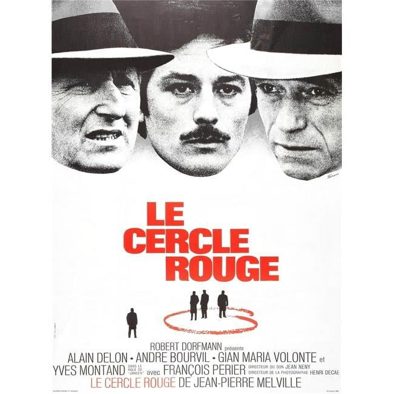 The Red Circle (Aka Le Cercle Rouge) From Left: Andre Bourvil Alain ...