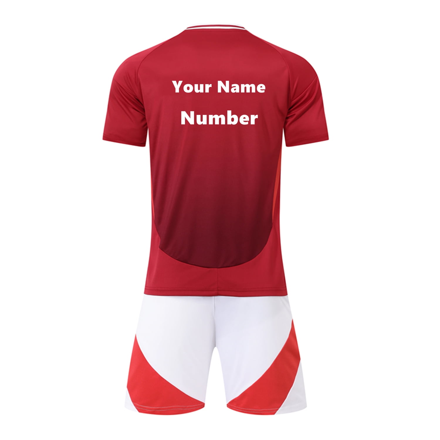The Red Devils 24/25 Customized Soccer Jersey and Shorts - Walmart.com