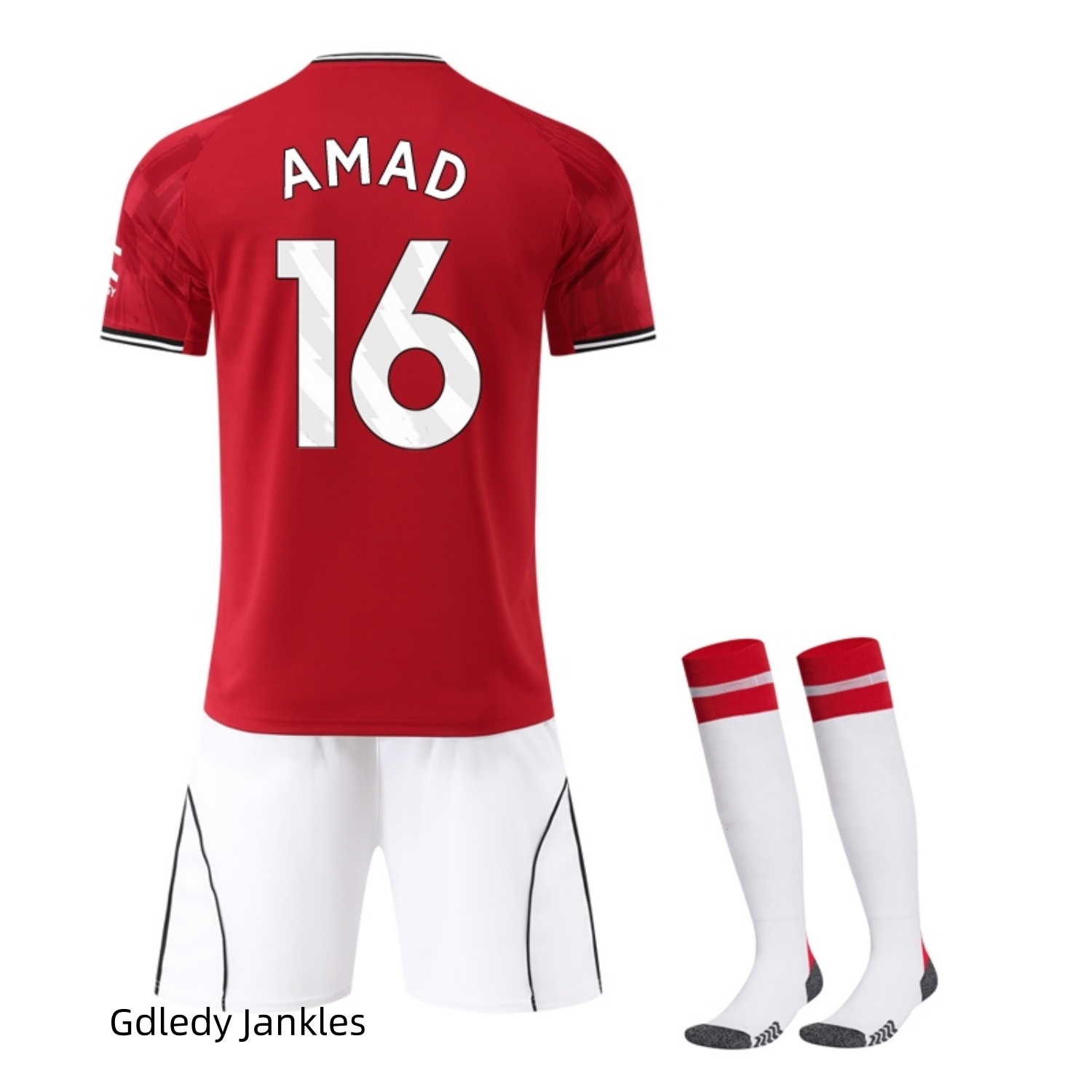 The Red Devils 25/26 Authentic Soccer Team #16 Amad Home Kit - Walmart.com
