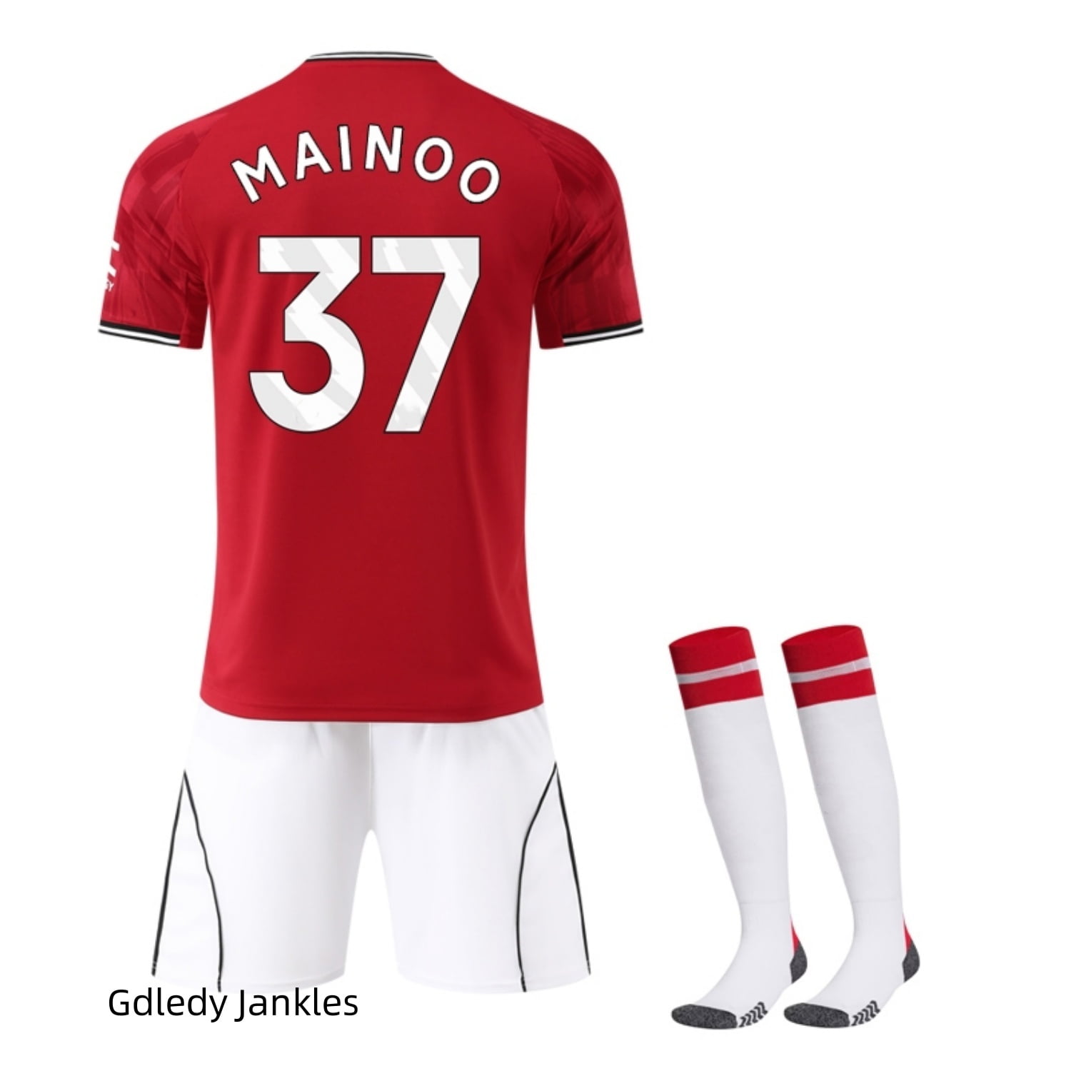 The Red Devils 25/26 Authentic Soccer Team #37 Mainoo Home Kit ...