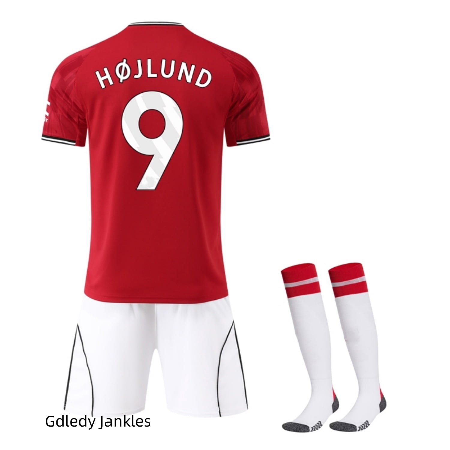 The Red Devils 25/26 Authentic Soccer Team #9 Hojlund Home Kit ...