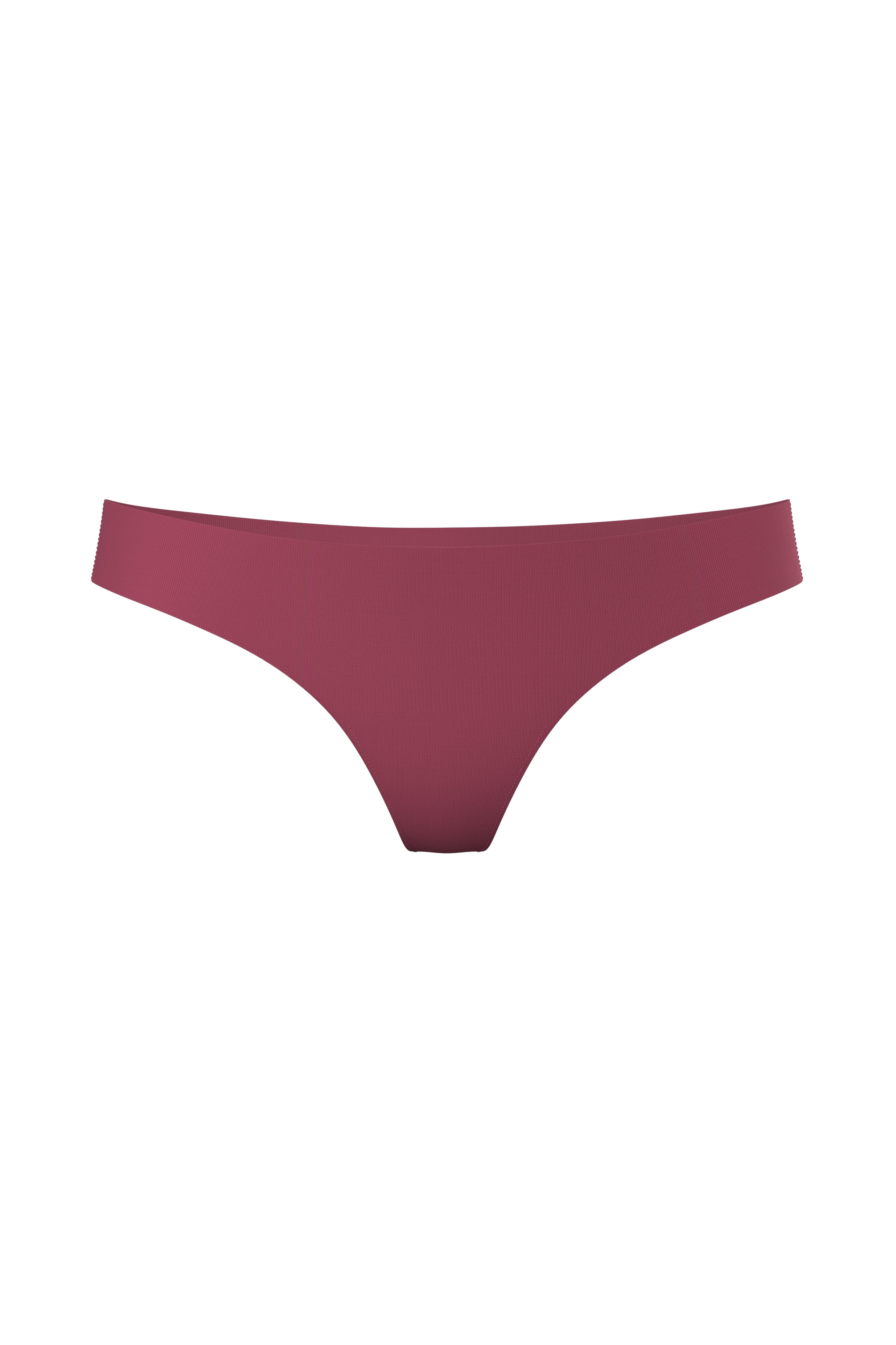 The Red Velvet - Shinesty Dark Red Seamless Thong XL - Walmart.com