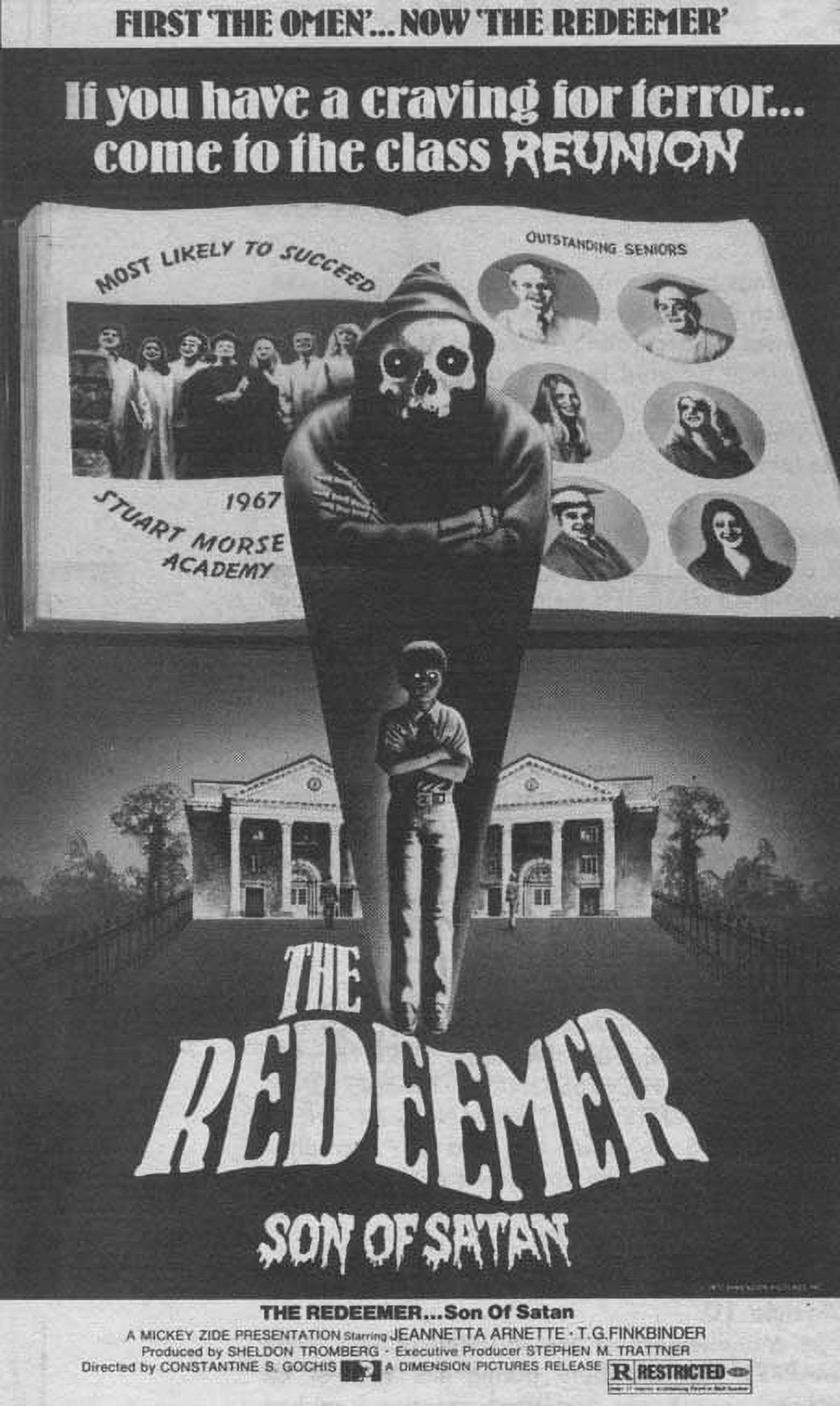 The Redeemer: Son of Satan! - movie POSTER (Style B) (11" x 17") (1978 ...