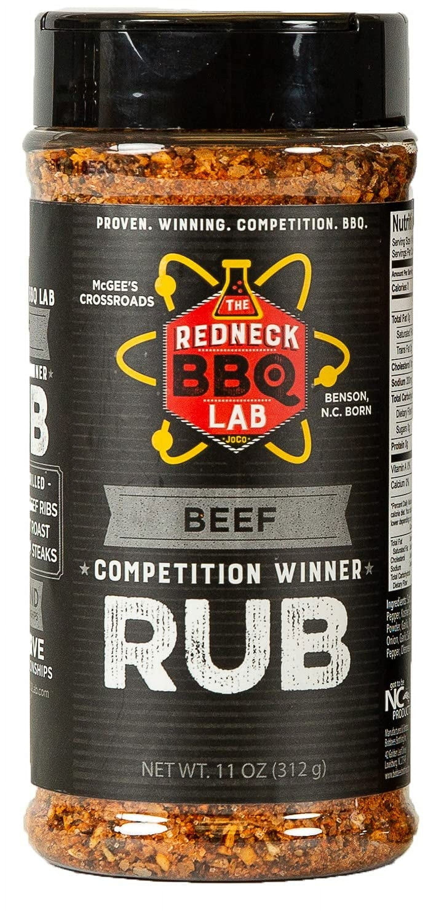 The Redneck BBQ Lab SAF21 Barbecue Rub (Beef) - Walmart.com