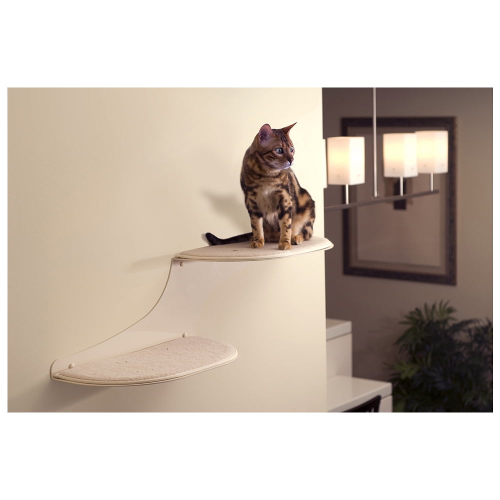 The Refined Feline Cat Clouds Wall Mounted Perch with Heavy Duty Wall ...