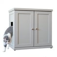 The Refined Feline Refined Litter Box Deluxe, Large, Smoke, Modern ...