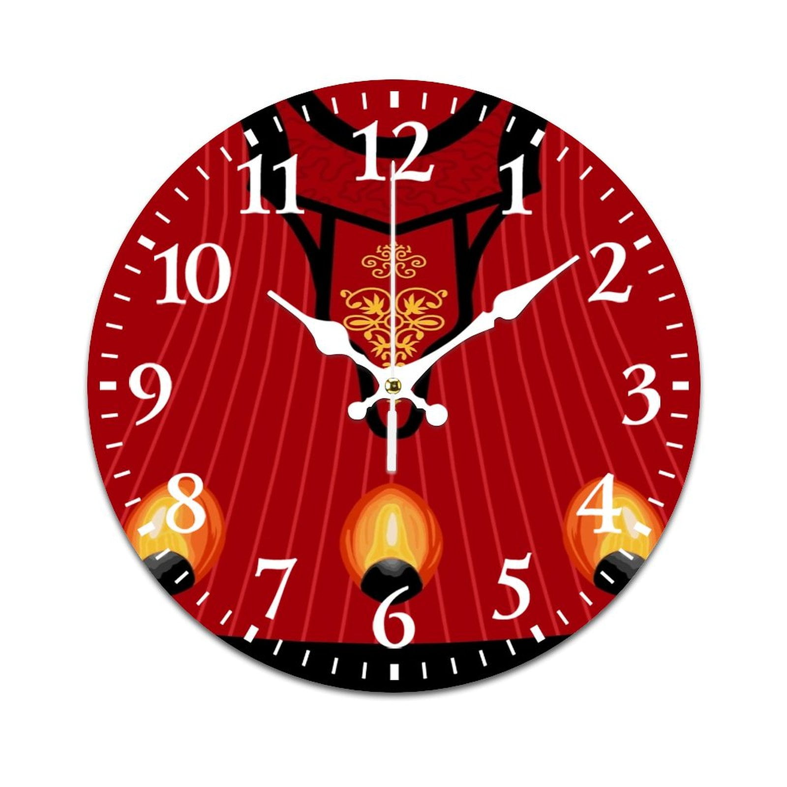 The Regal Gown Wall Clock Modern Design Clocks Wall Hanging Home Office ...