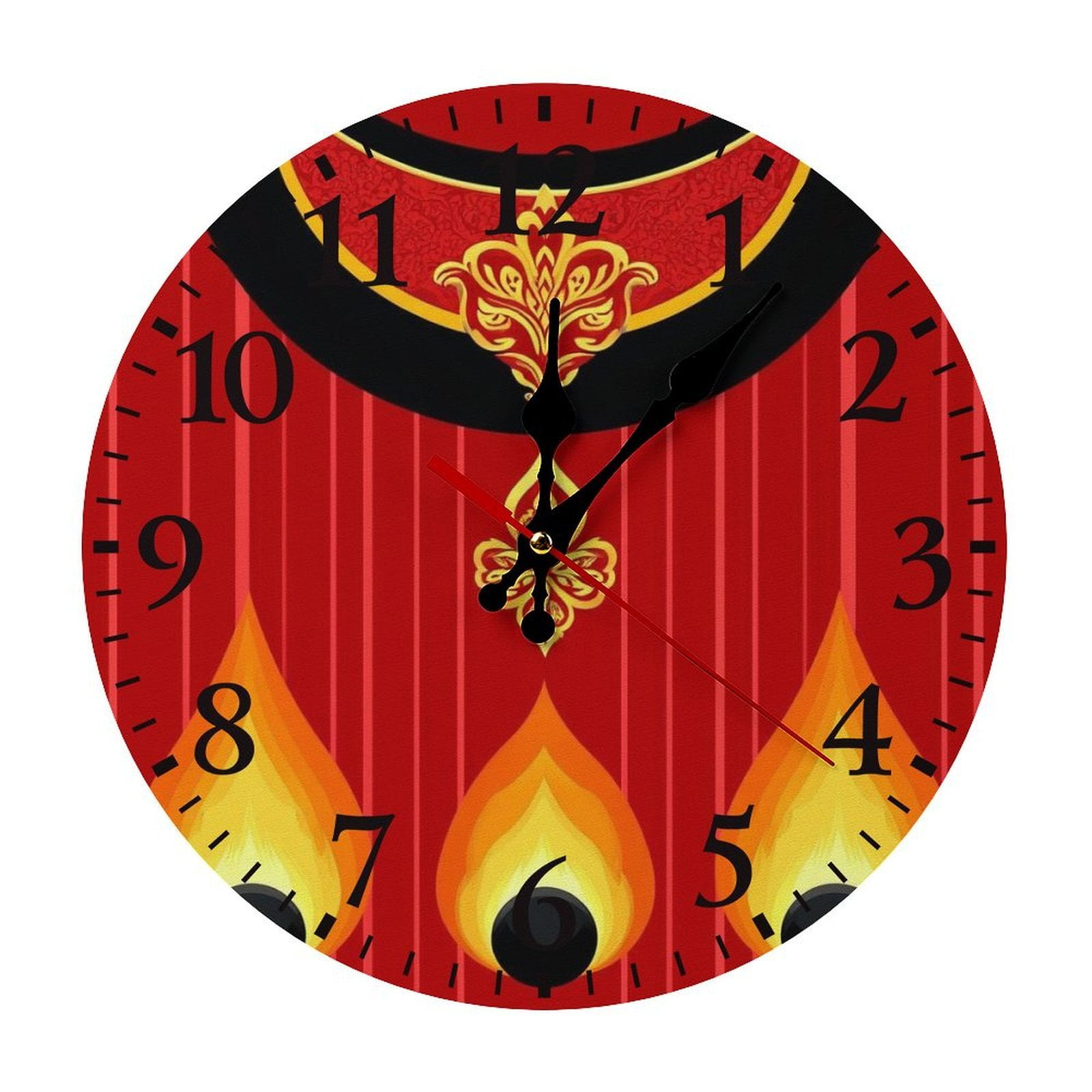 The Regal Gown Wall Clock Modern Design Clocks Wall Hanging Home Office ...