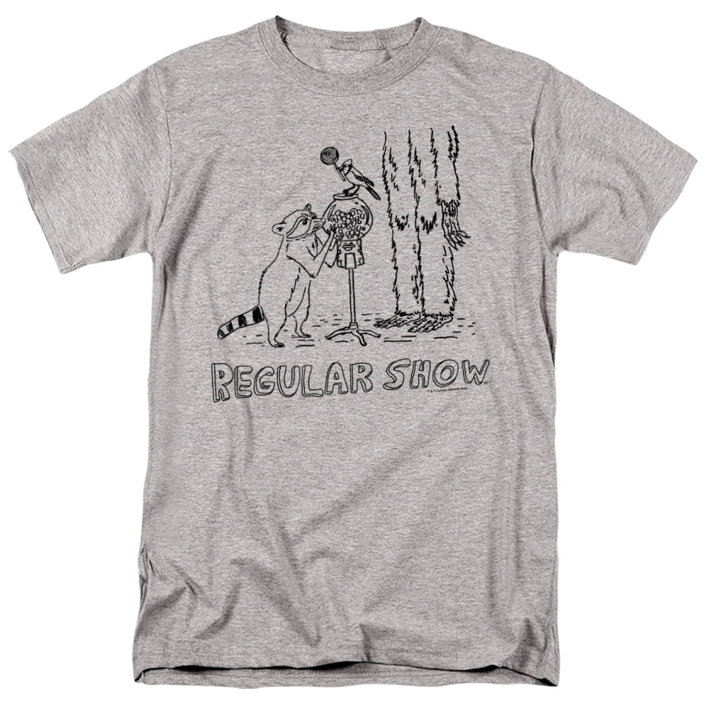 The Regular Show Tattoo Art Unisex Adult T Shirt, Athletic Heather ...