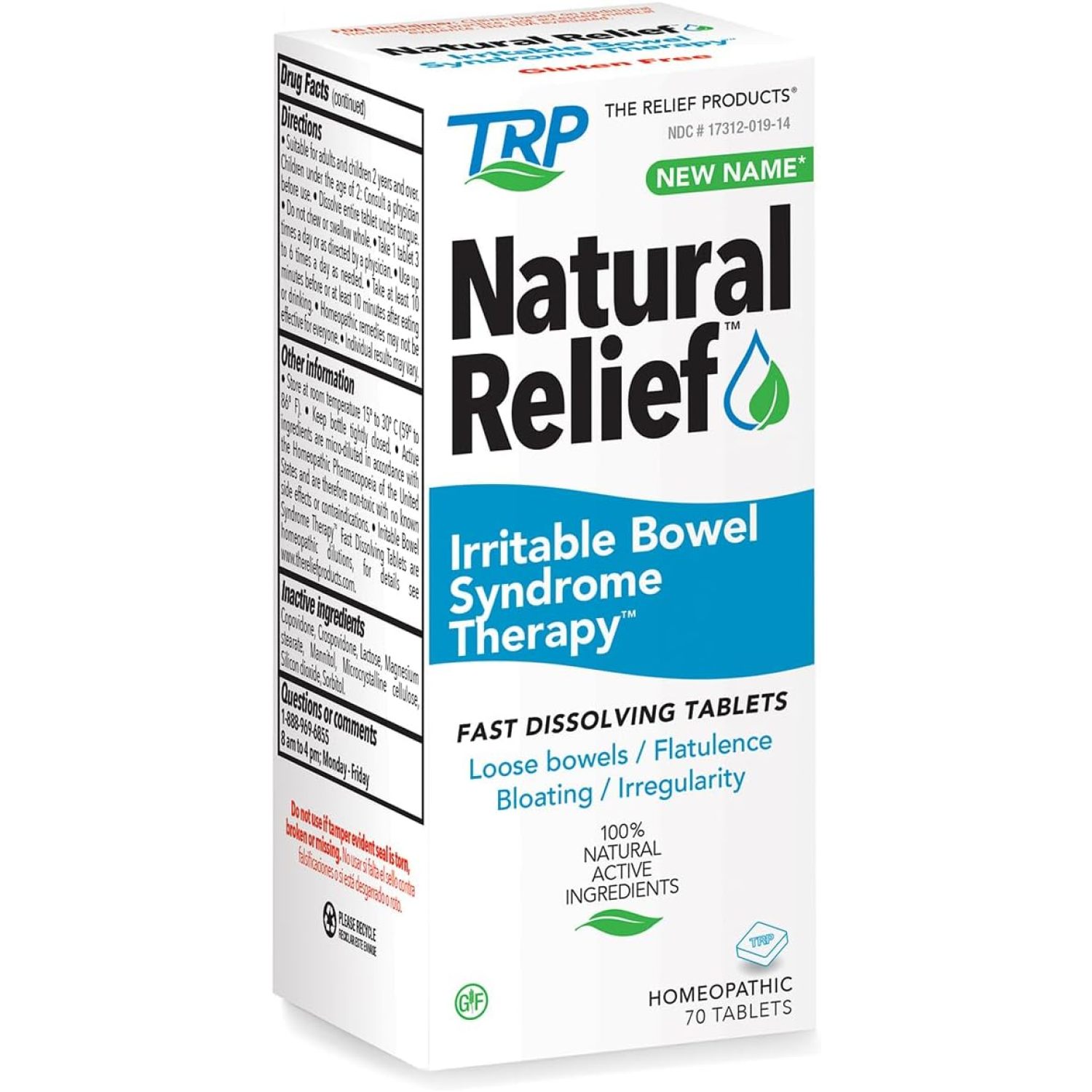 The Relief Products IBS Therapy Fast Dissolving Tablets, 70Count ...