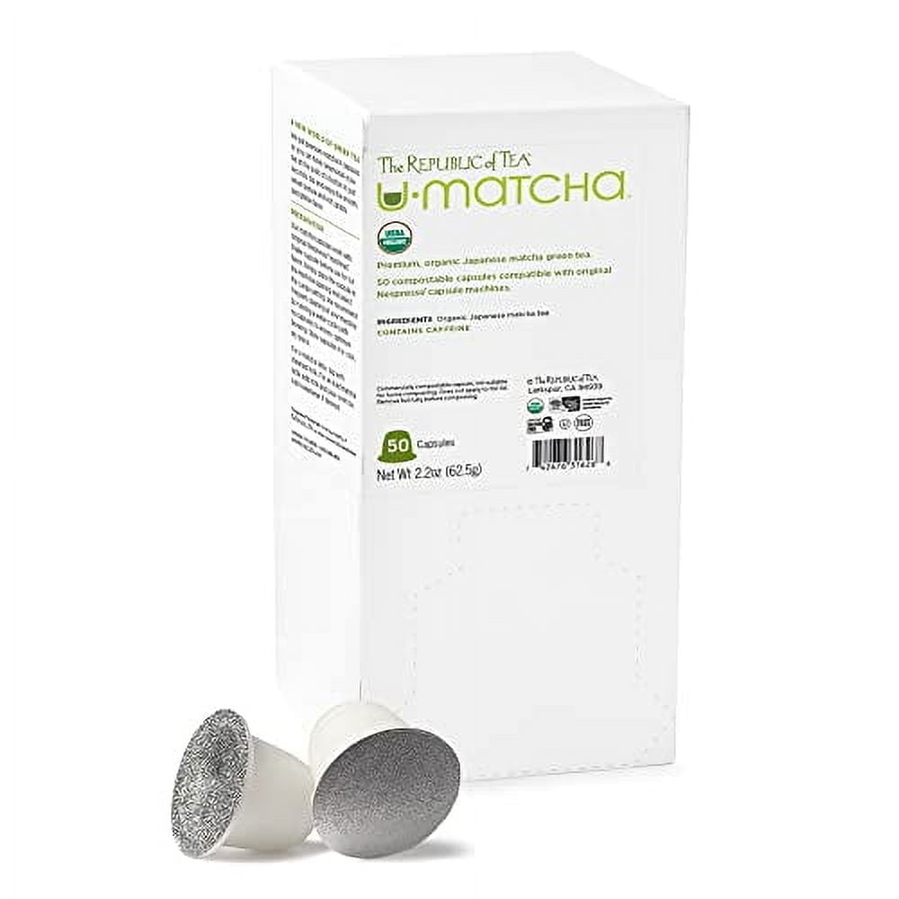 The Republic of Tea Organic U•Matcha Green Tea Latte Capsule-Compatible ...