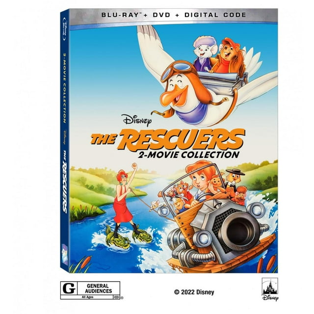 Disney's The Rescuers 2-Movie Collection: Animated Kids Films (Blu-ray ...