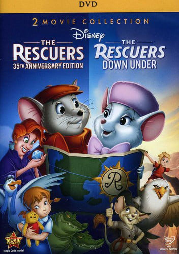 The Rescuers 35th Anniversary Edition 2-Movie Collection (DVD ...