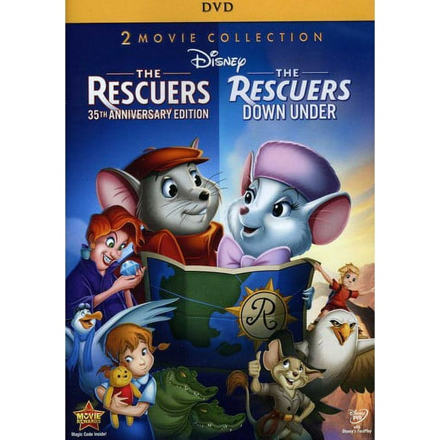 The Rescuers 35th Anniversary Edition 2-Movie Collection (DVD ...