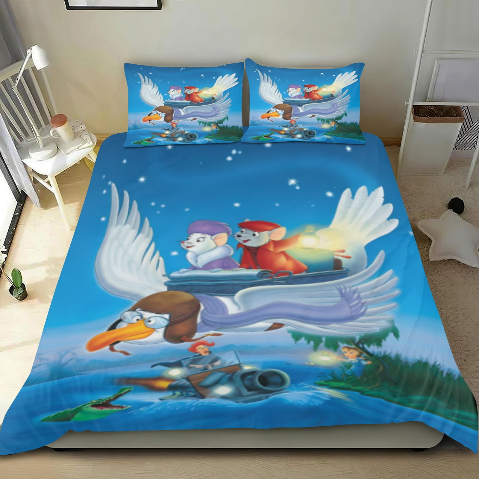 The Rescuers Down Under thin bedding set has an iconic print, Perfect ...