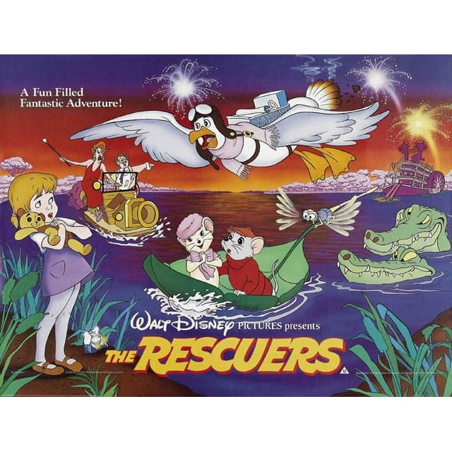 The Rescuers - movie POSTER (Style A) (30" x 40") (1977) - Walmart.com